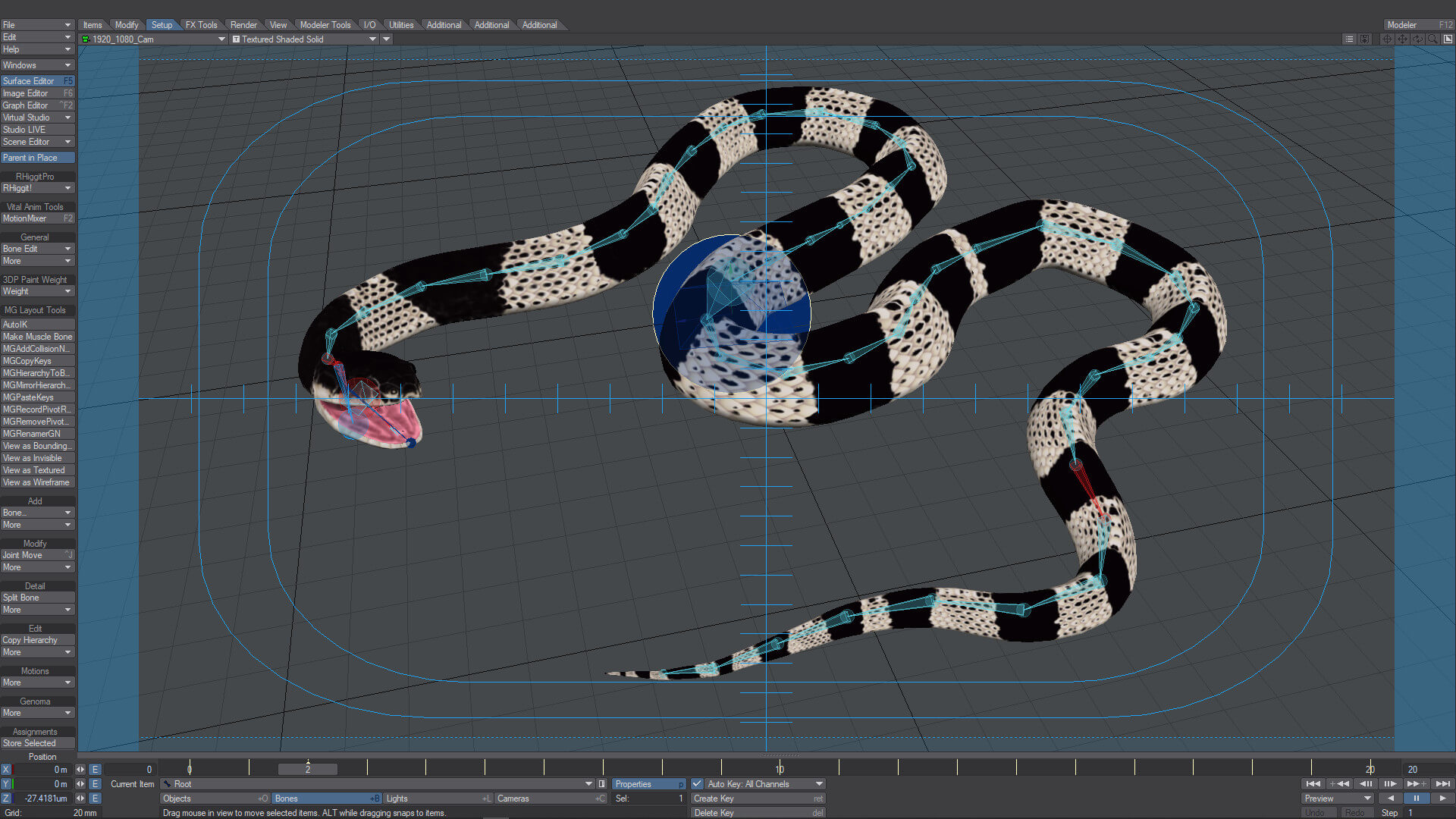 Rigged Malayan Krait - 3D Model by Dibia Digital