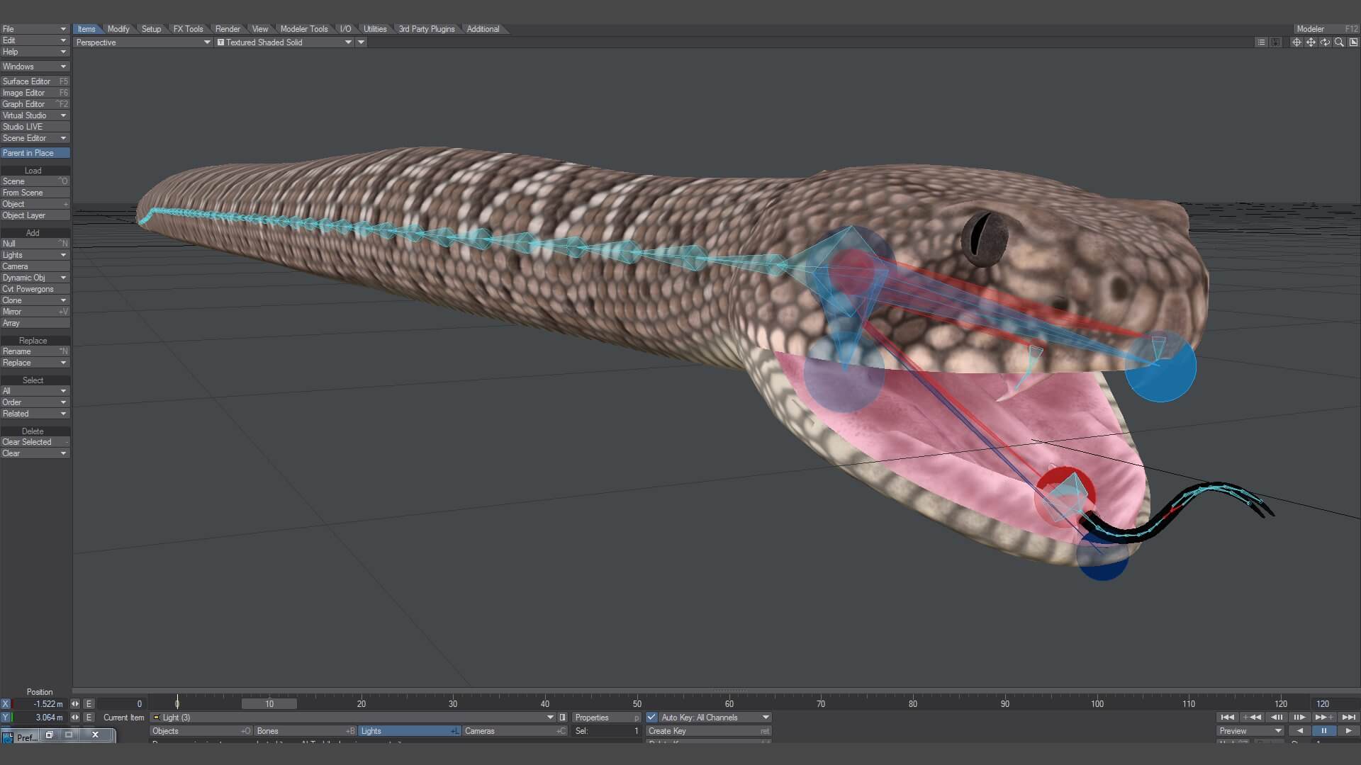 Rigged Western Diamondback Rattlesnake - 3D Model by Dibia Digital