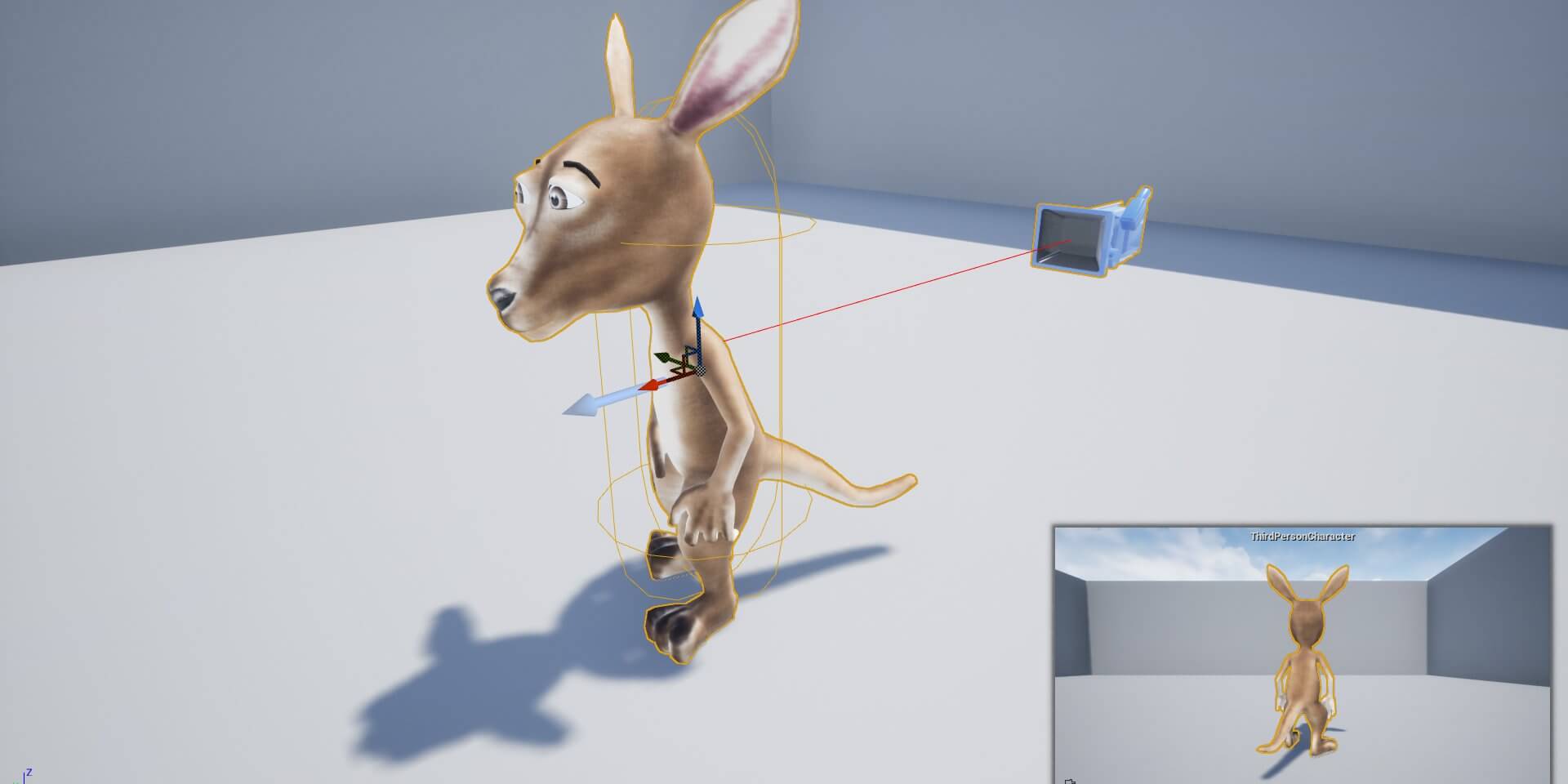 Toon Humanoid Kangaroo - 3D Model by Dibia Digital