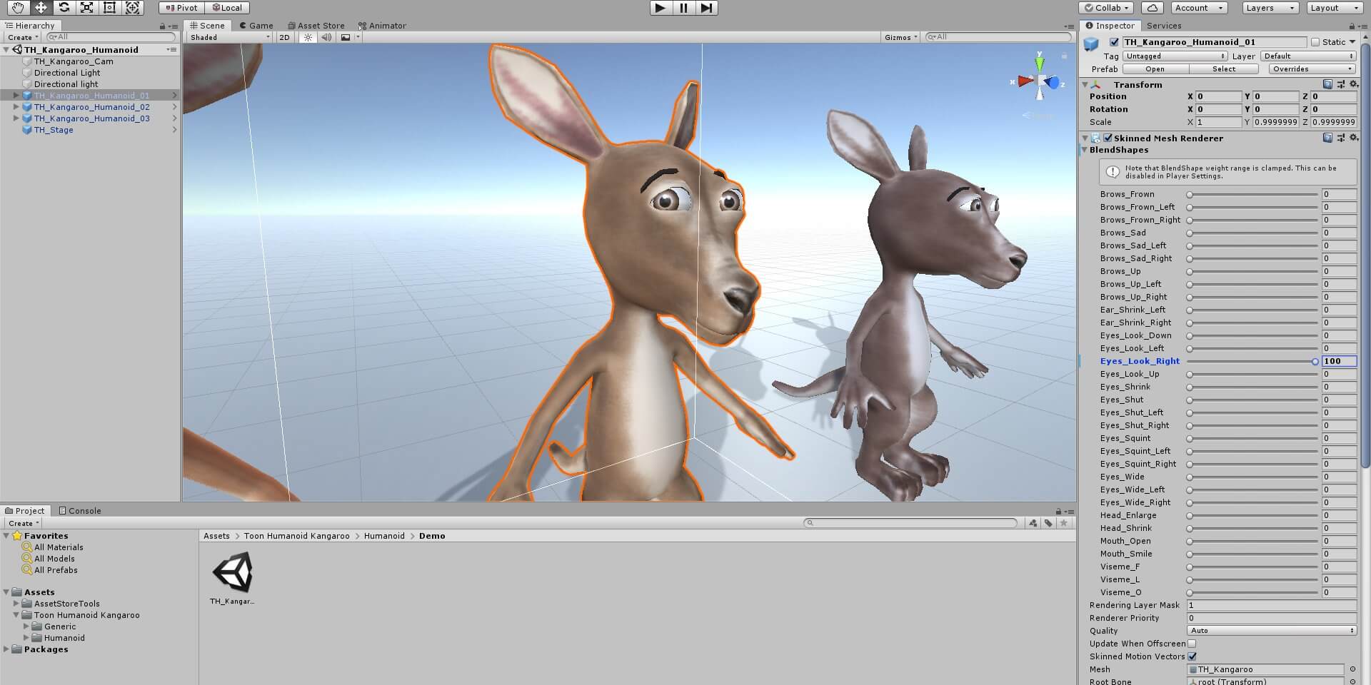 Toon Humanoid Kangaroo - 3D Model by Dibia Digital