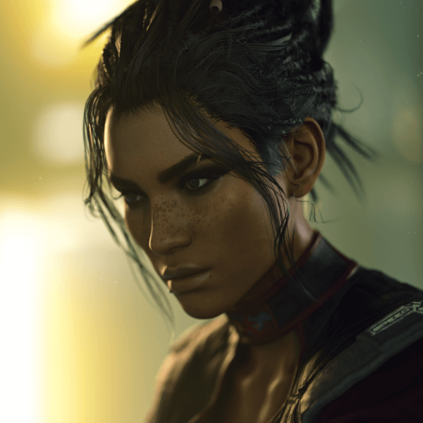 Panam Palmer 3D Render, Digital Art by Diddy3dx