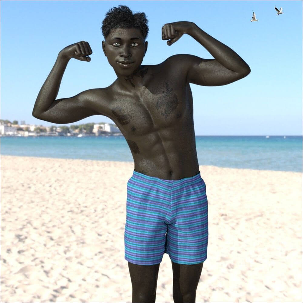 Baako for Genesis 8 and 8.1 Male - Daz Content by dieggomasamune