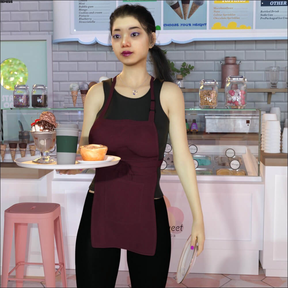 Milk Apron for Genesis 8 and 8.1 Female - Free Daz Content by ...