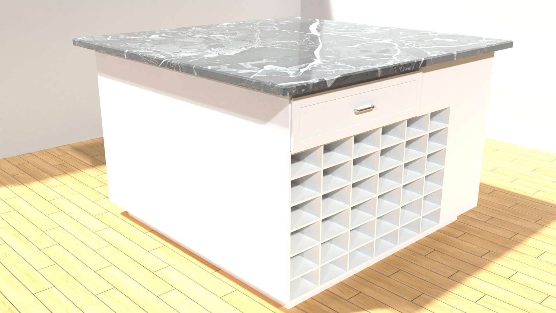 Kitchen Countertop - 3D Model by DiegoBRman12