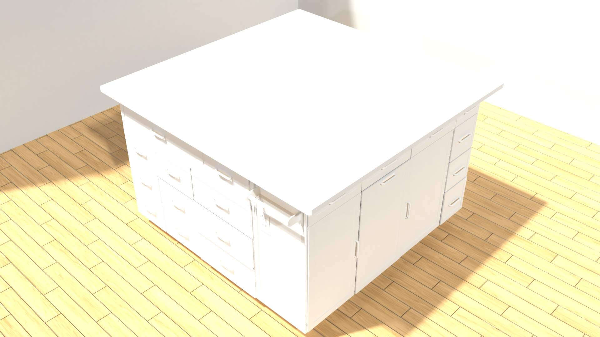 Kitchen Countertop - 3D Model by DiegoBRman12