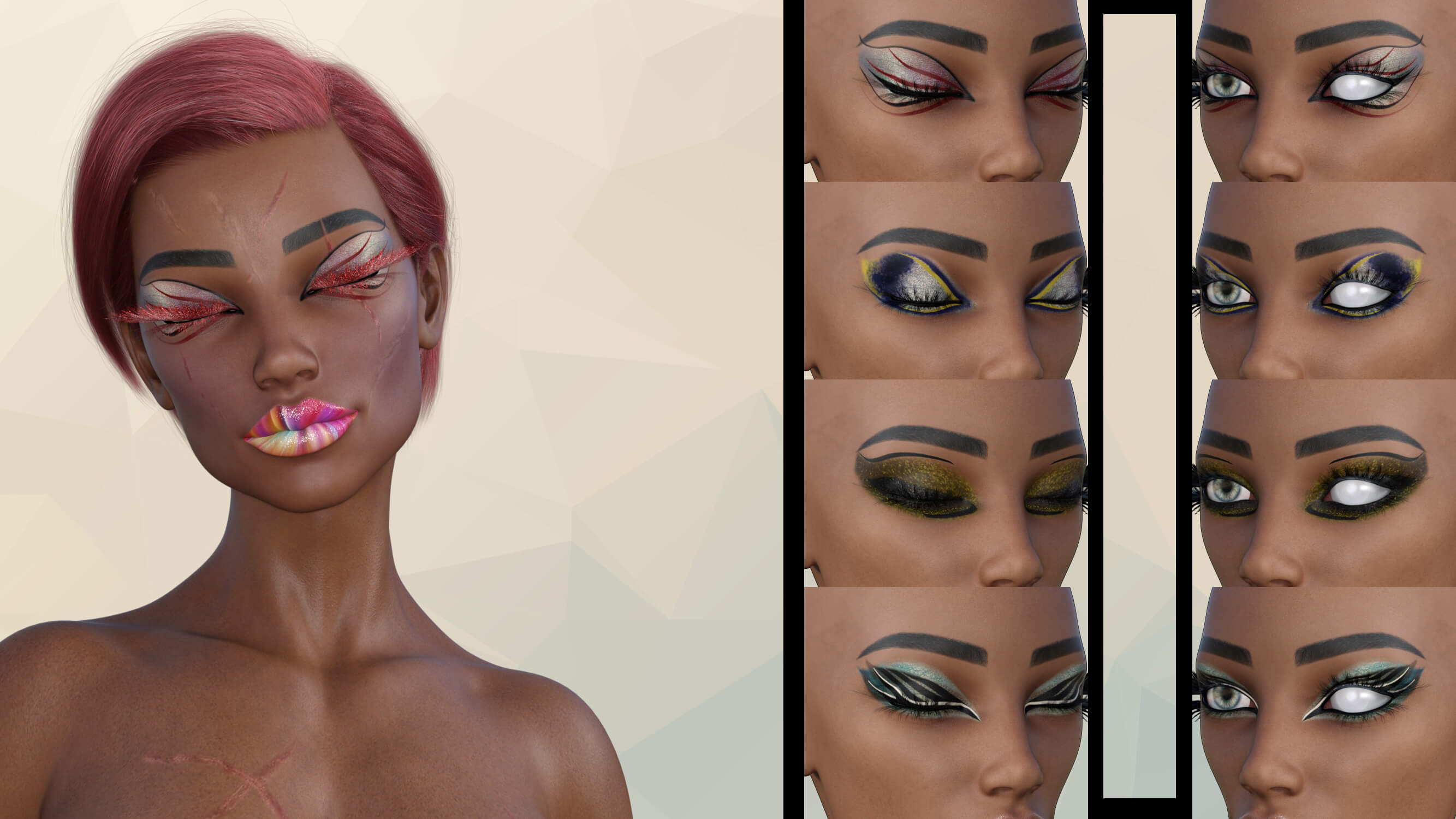 3D Female Model Deezil for DAZ G8 Females by Diginal
