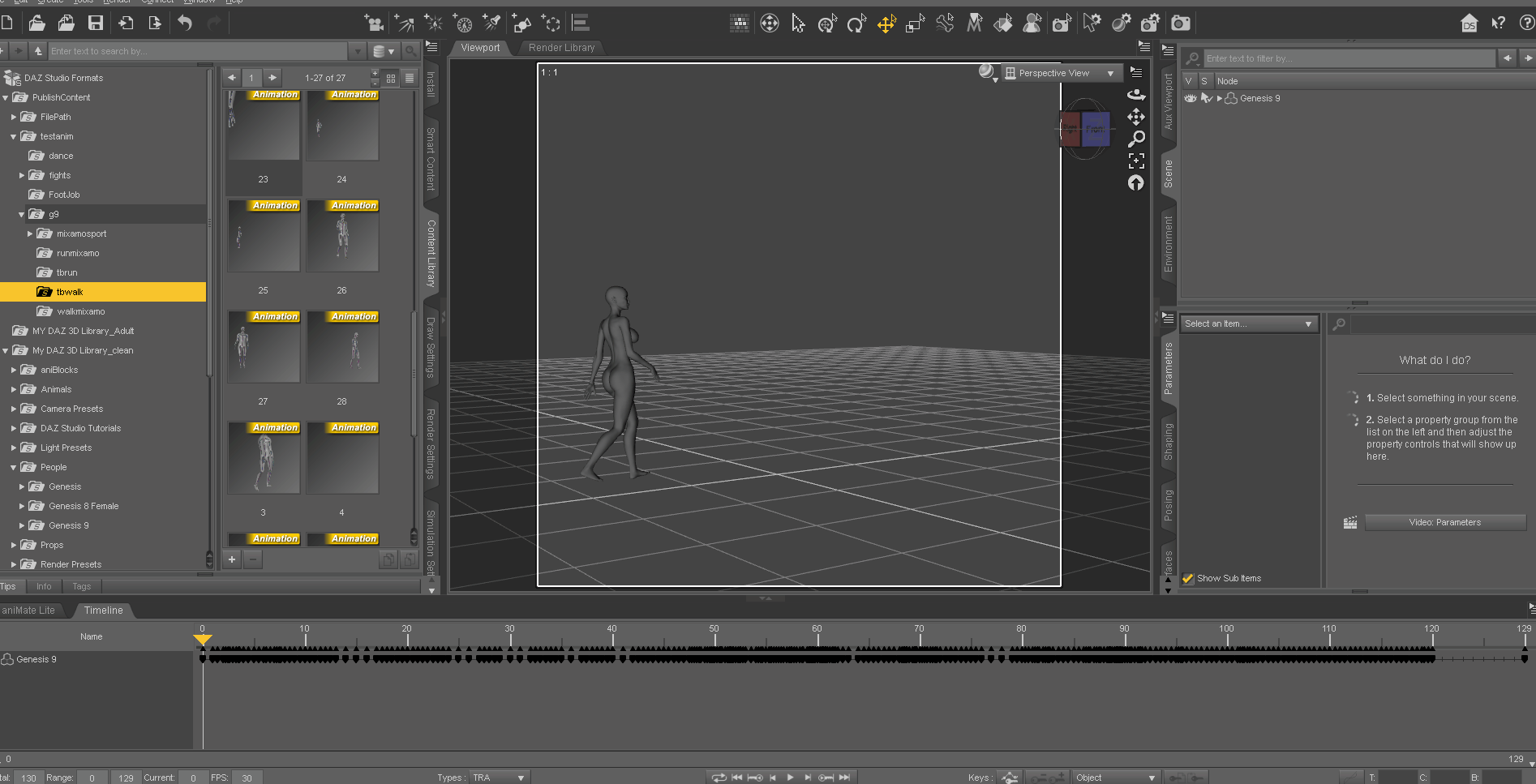 DAZ G9 Walk Animations SET11 by Diginal