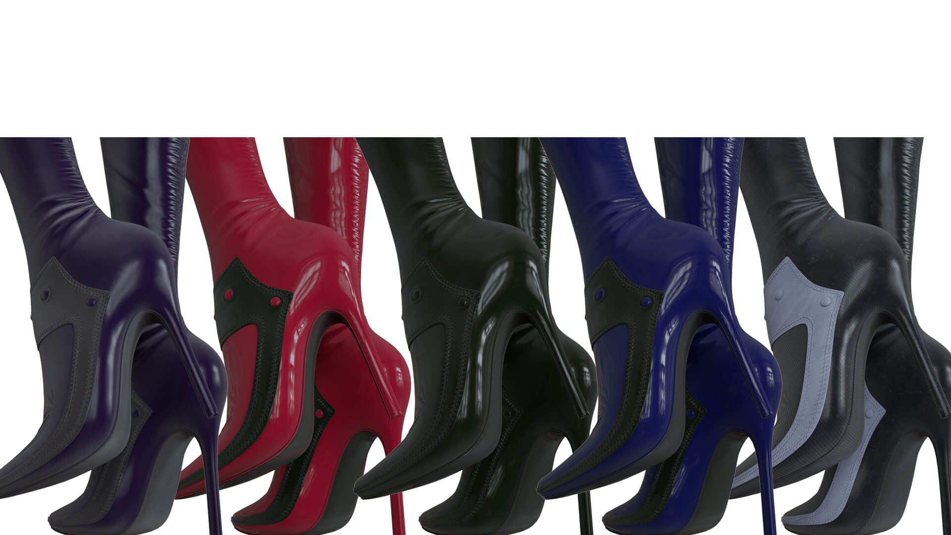Deso High Heels Shoes - Daz Content by Diginal