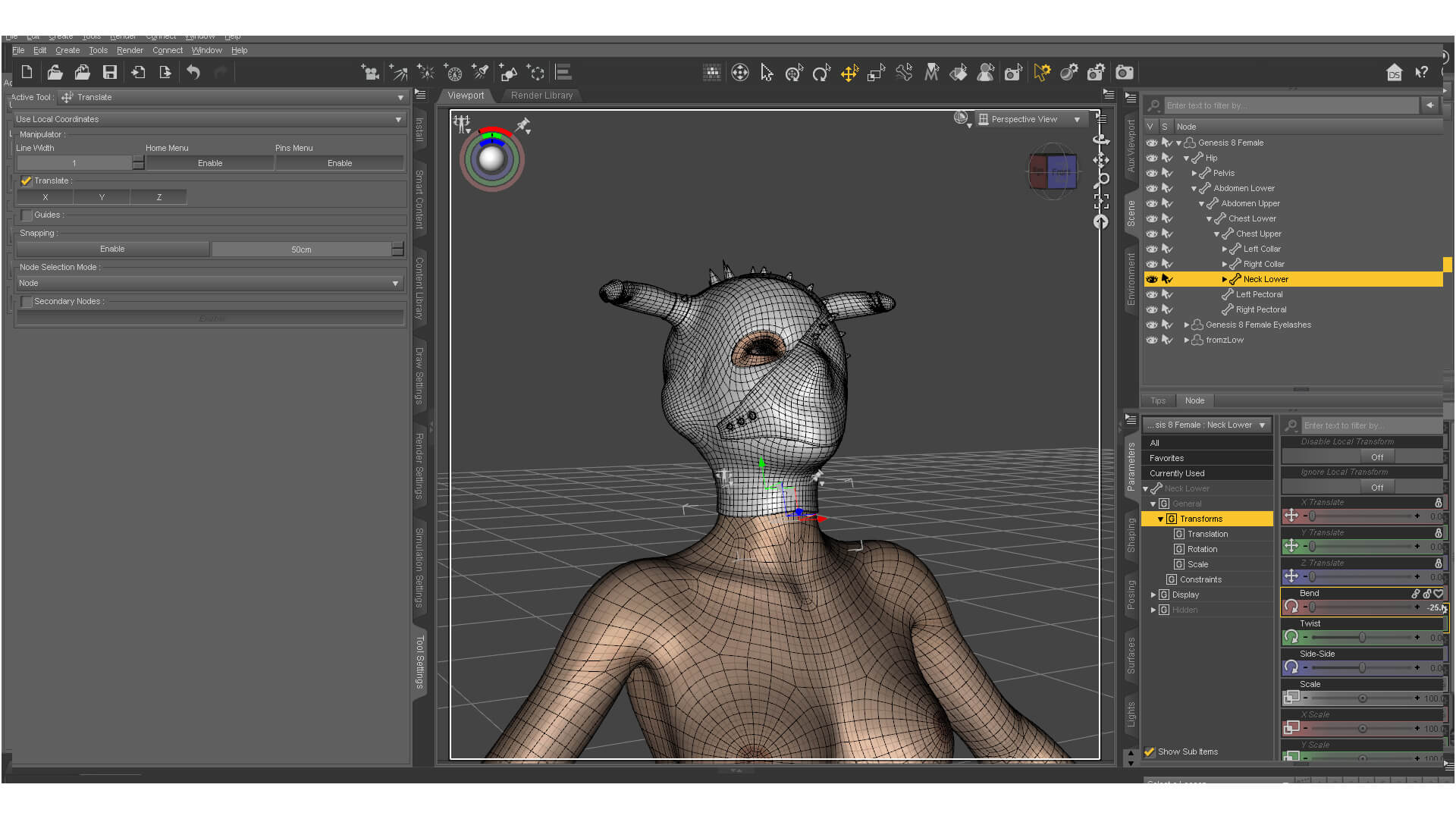 Guro BDSM Mask for DAZ G8 by Diginal
