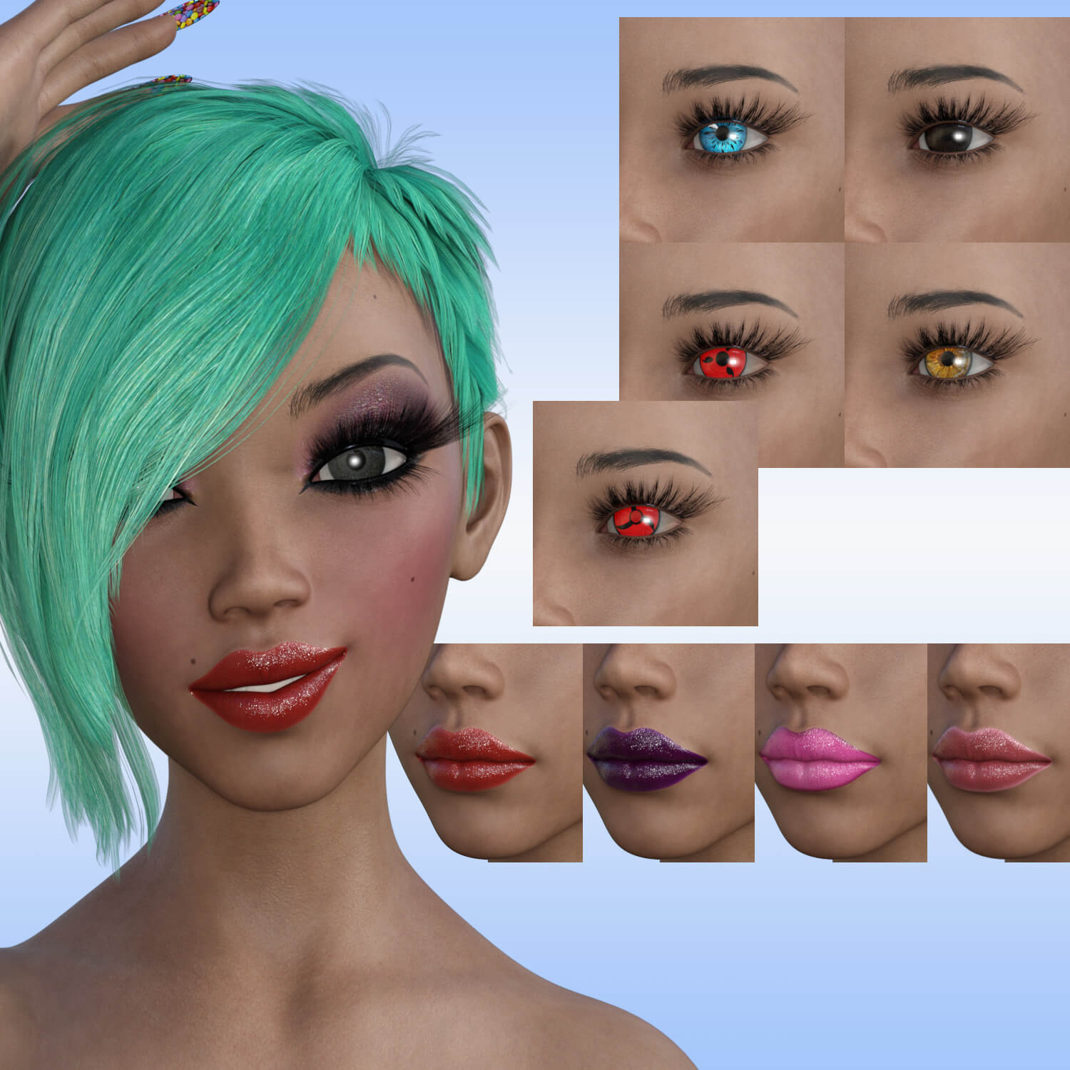 Jiao Model for DAZ G8 Females by Diginal