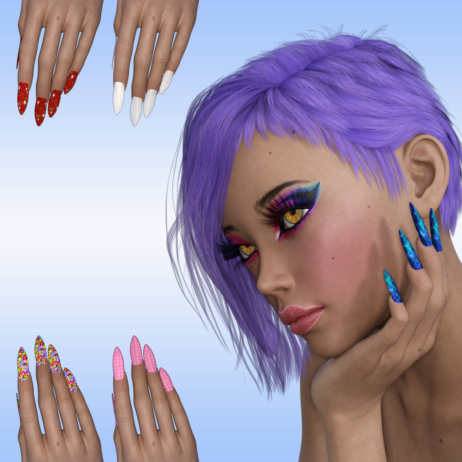 Jiao Model for DAZ G8 Females by Diginal