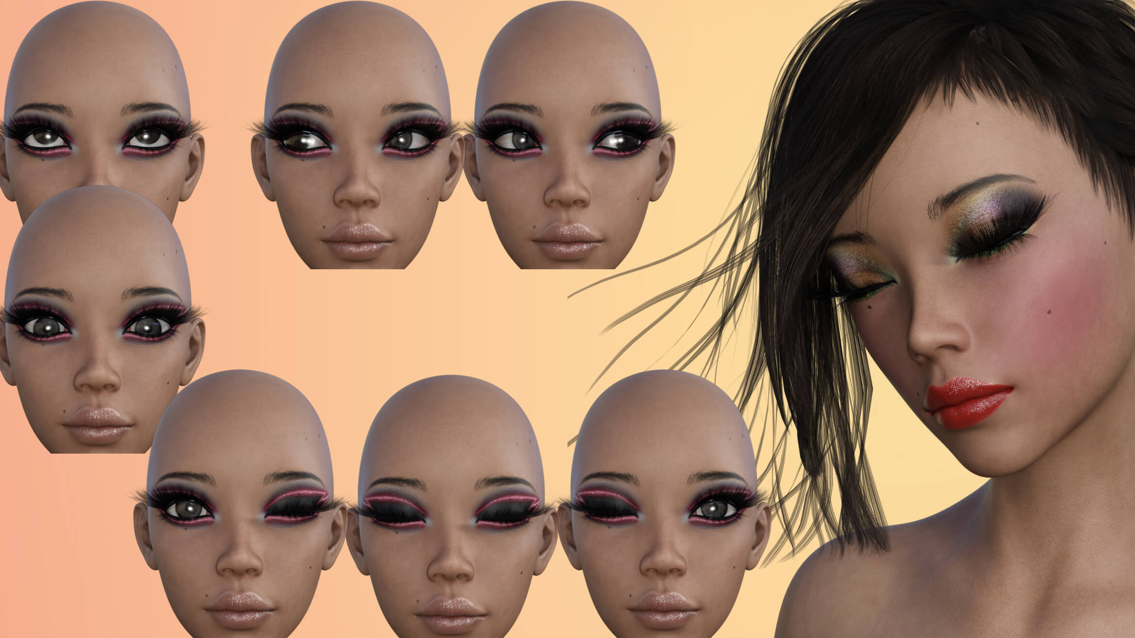 Jiao Model for DAZ G8 Females by Diginal