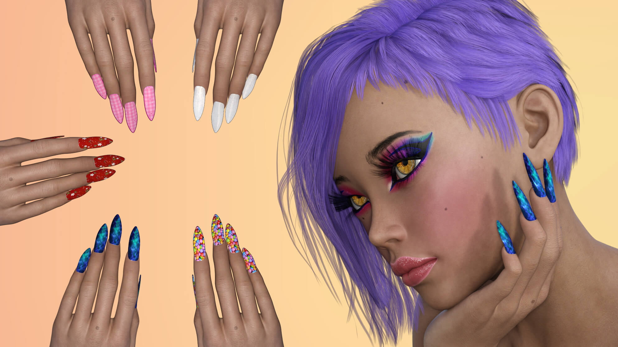 Jiao Model for DAZ G8 Females by Diginal