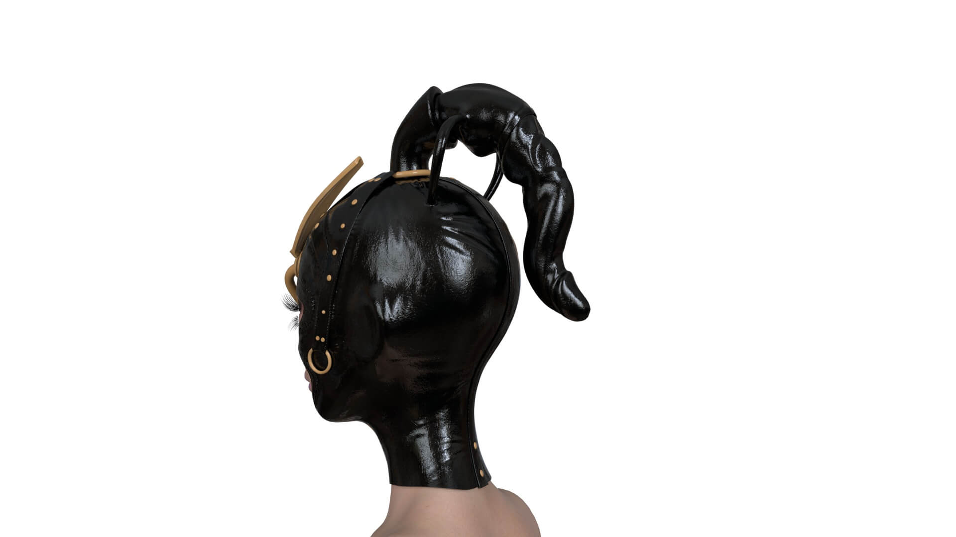 Mym BDSM Mask - Daz Content by Diginal