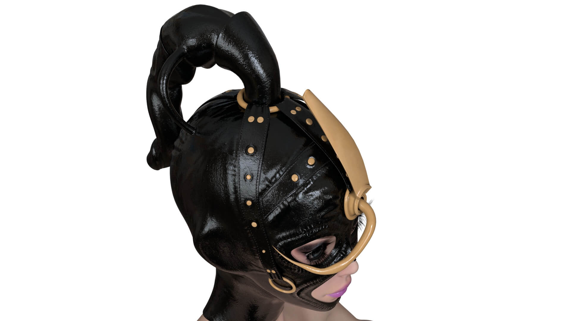 Mym BDSM Mask - Daz Content by Diginal