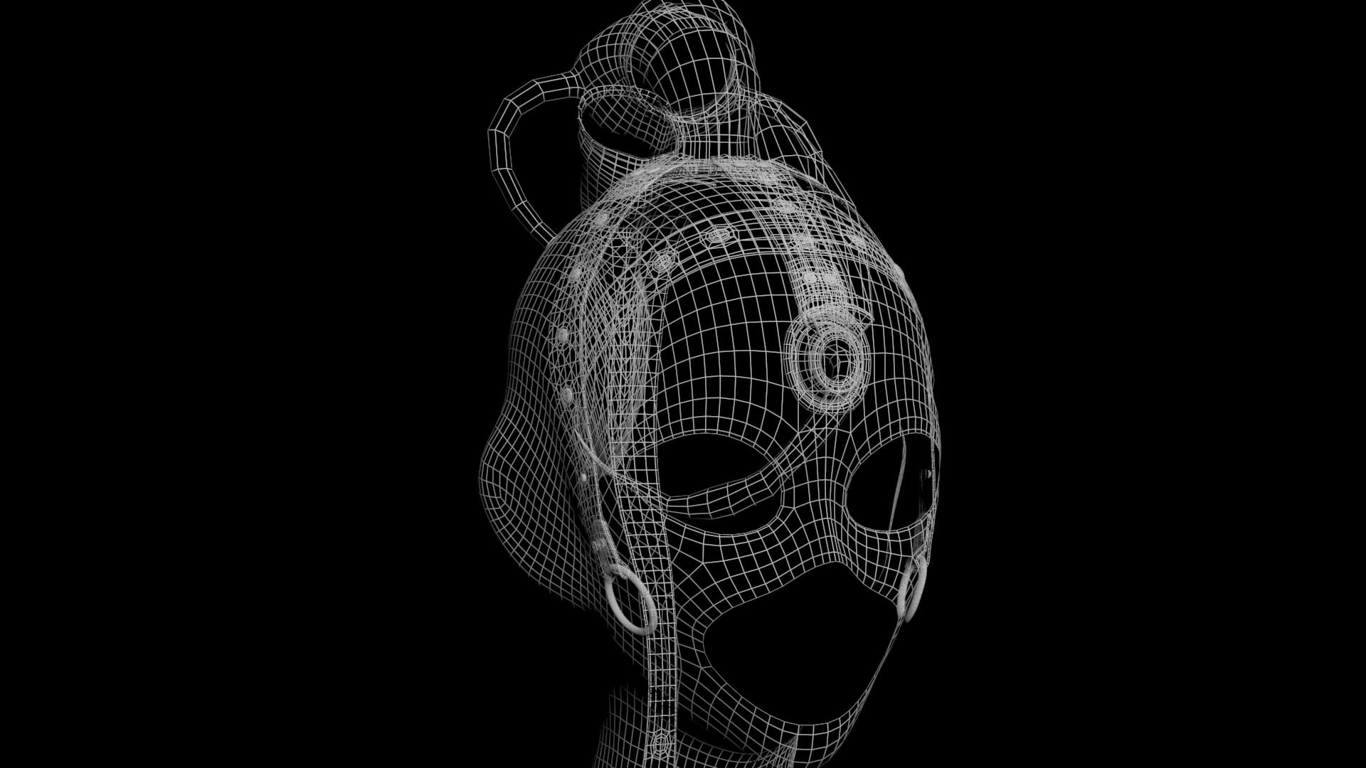 Mym BDSM Mask - Daz Content by Diginal