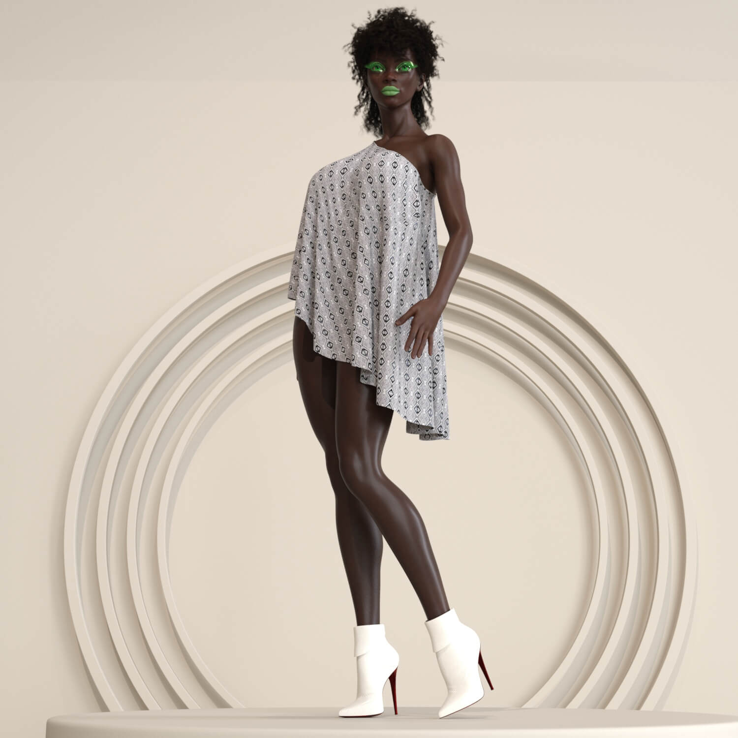 Neeka Dress for DAZ Genesis 9 Female by Diginal