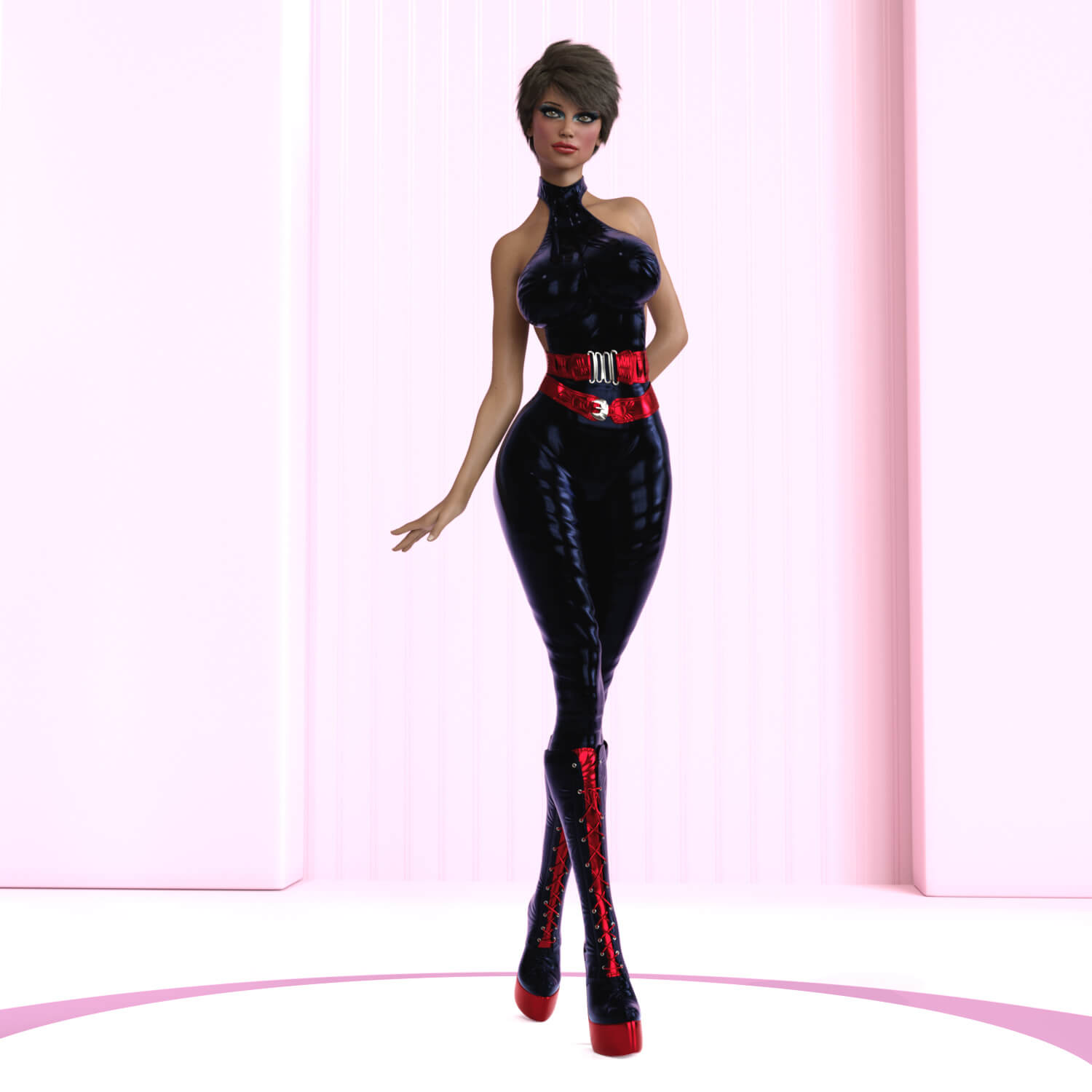 Sexy Deezil Suit - Daz Content by Diginal