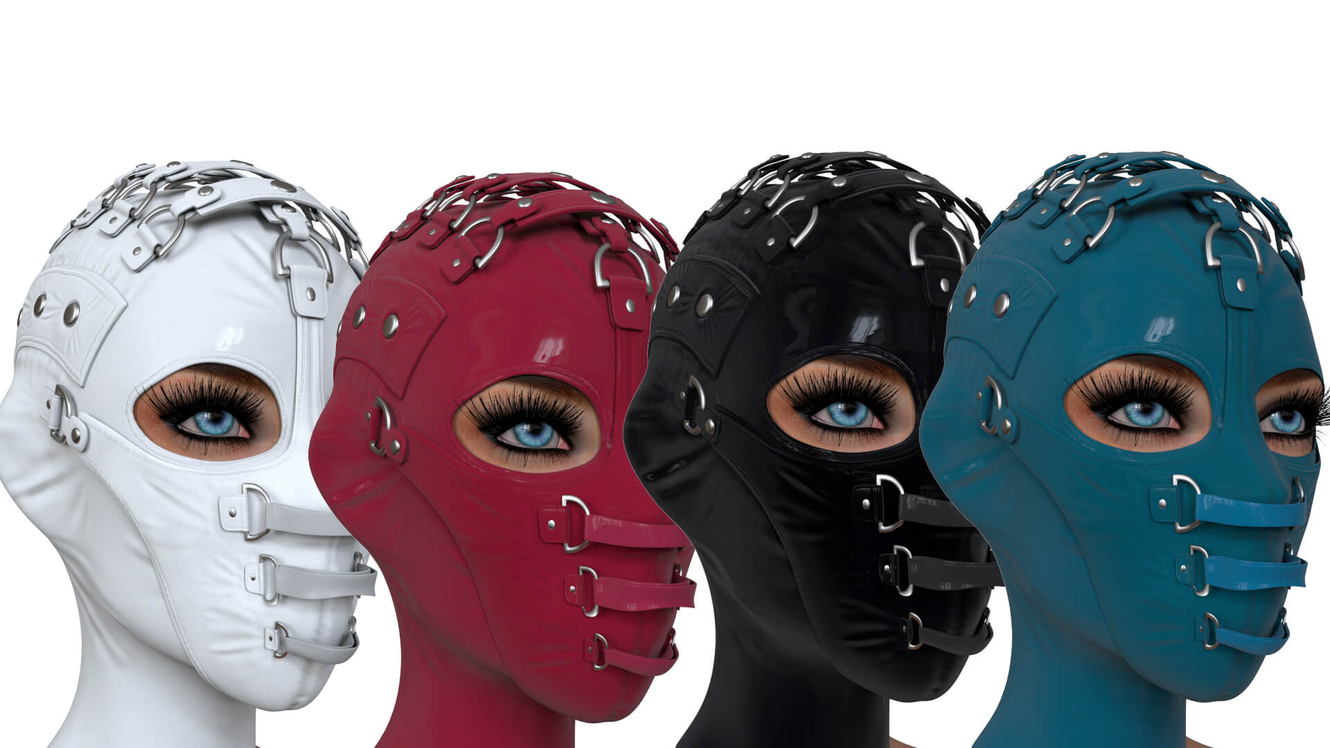 Xm BDSM and Fetish Mask - Daz Content by Diginal