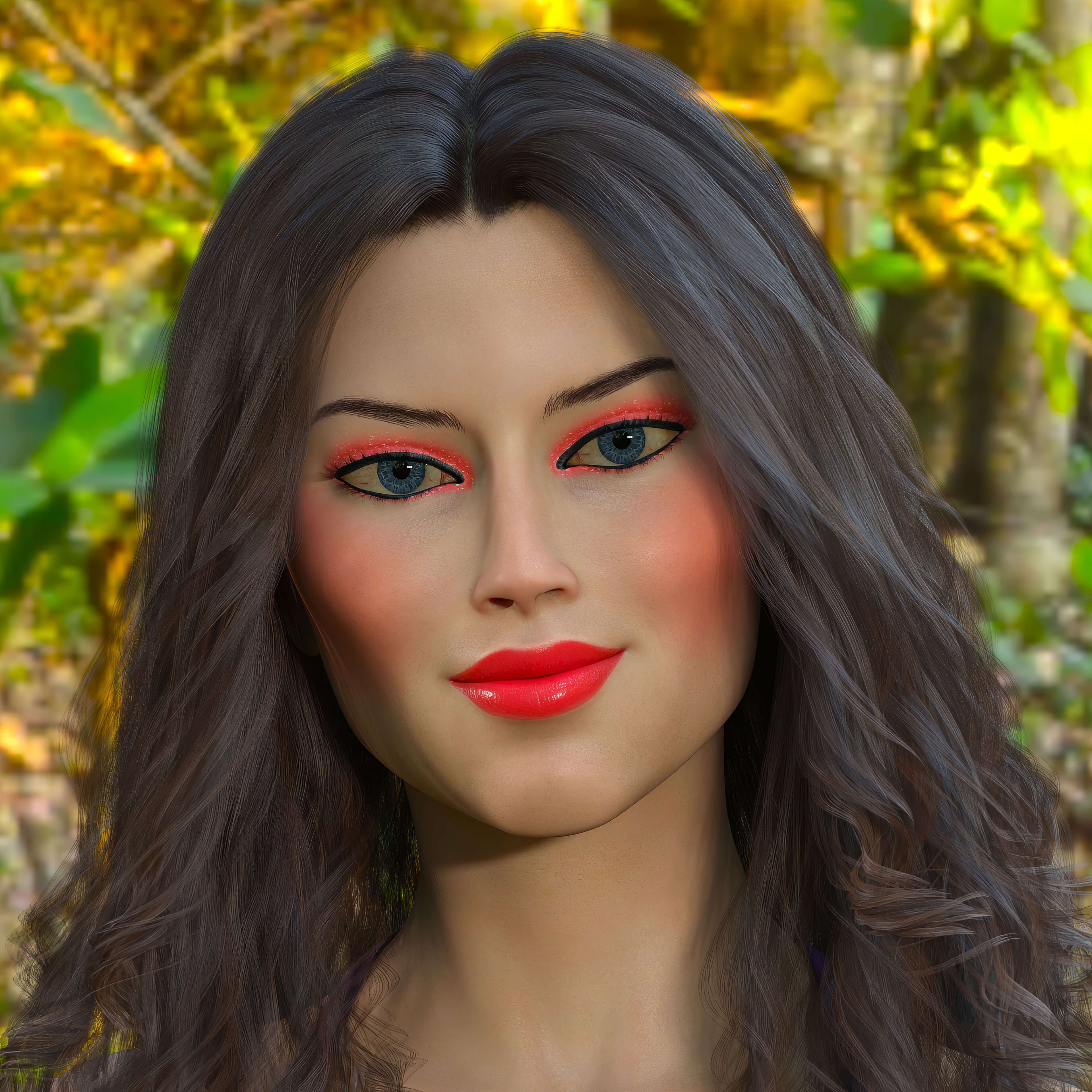 DD Cecelia Inked in Secrets, Born for the Spotlight 3D Render