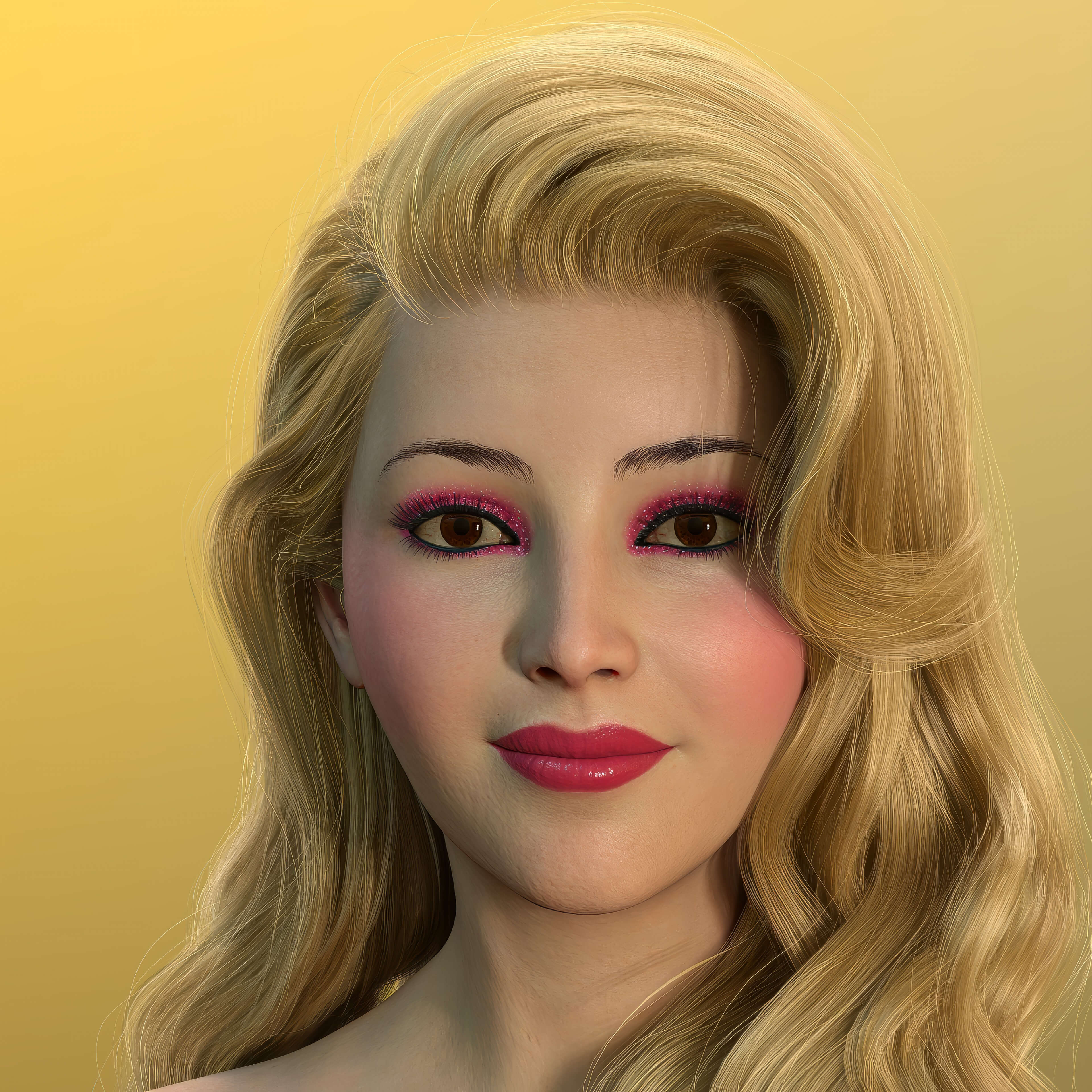 DD Cynthia HD When Light Learns to Blush 3D Render