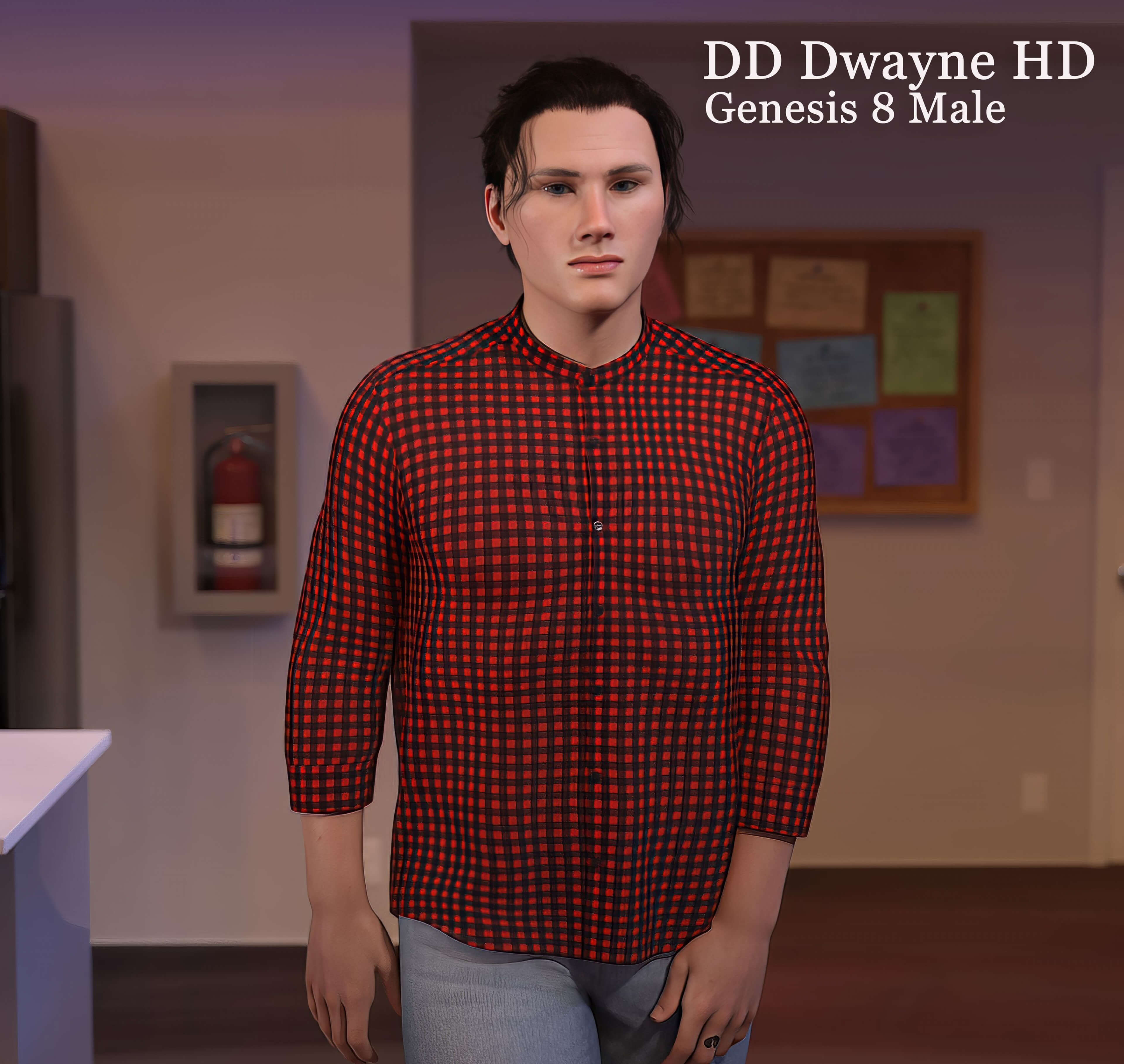 DD Dwayne HD The Ultimate Realistic Male Character! 3D Render