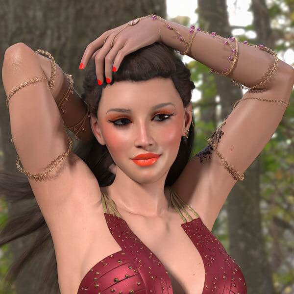 DD Everly for Genesis 8 Female is now 40% OFF! 3D Render