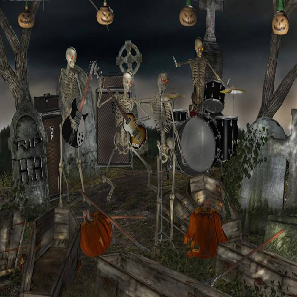 Skeletons Legends Now Gone 3D Render, Digital Art by Digital3D