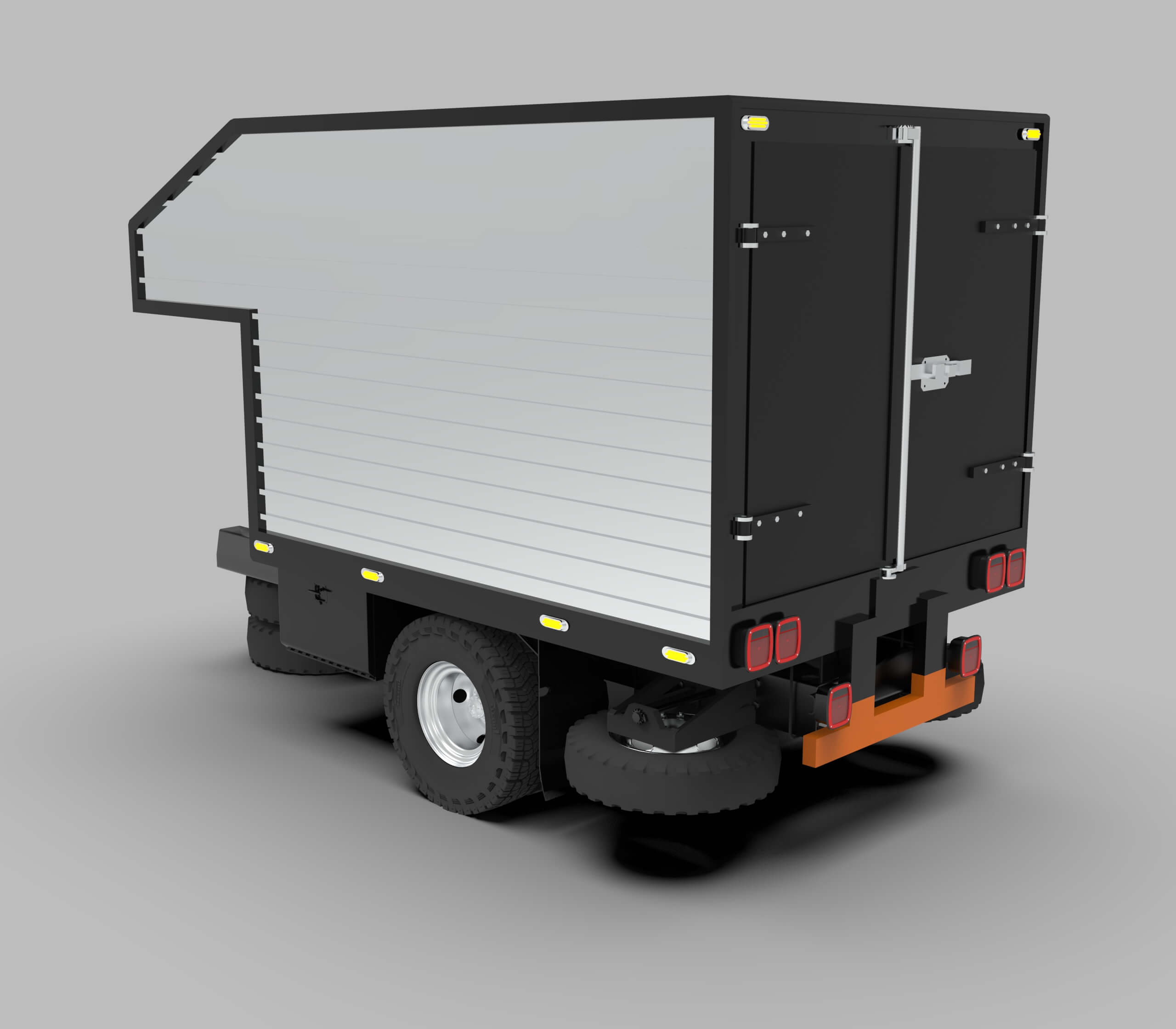 Aluminum Cargo Box Truck - 3D Model by DigitalArt3d