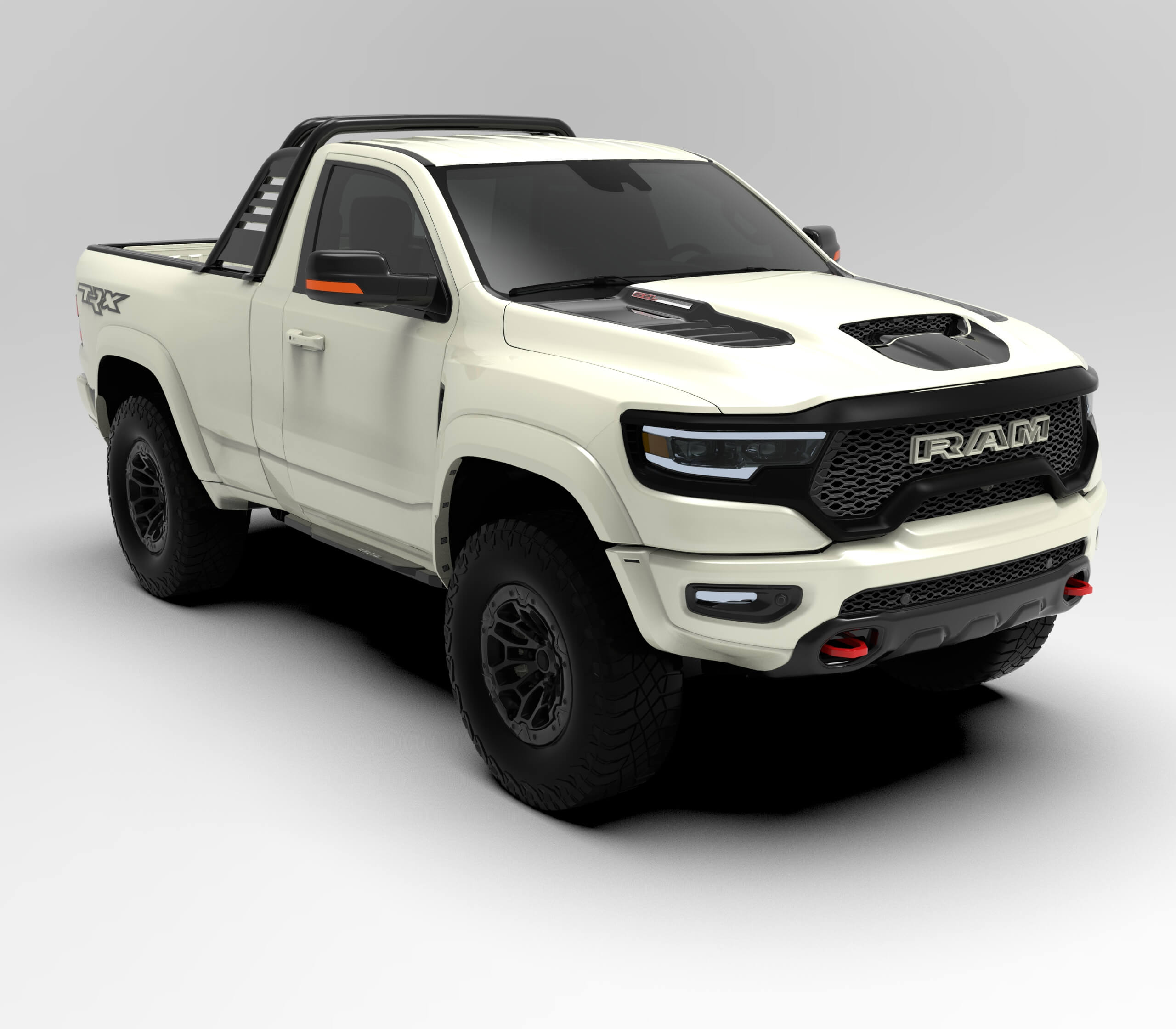 Dodge Ram TRX Single Cab Baby TRX - 3D Model by DigitalArt3d