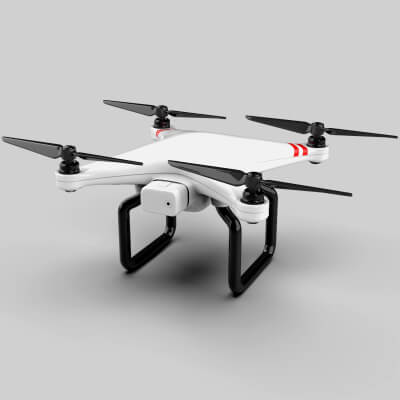 Generic Quadcopter Drone - Free 3D Model by DigitalArt3d
