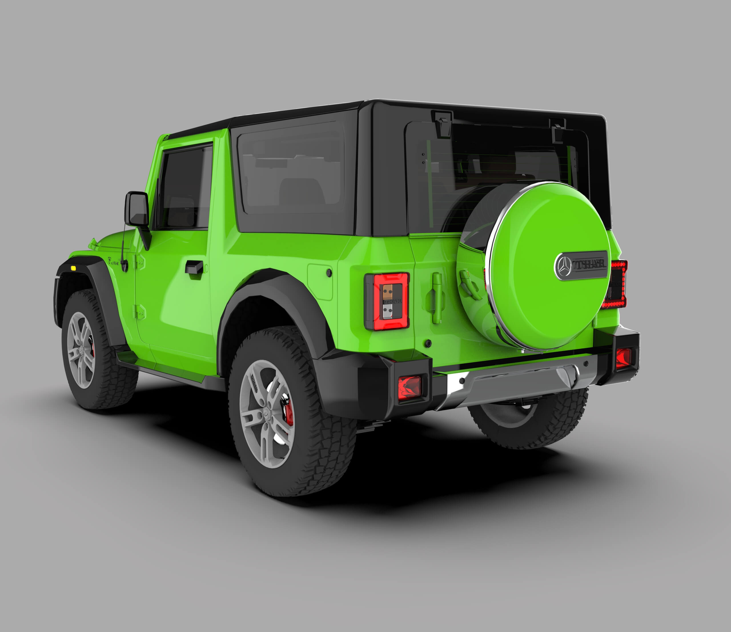 Mahindra Thar - 3D Model by DigitalArt3d