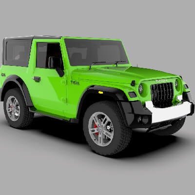 Mahindra Thar - 3D Model by DigitalArt3d