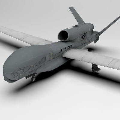 Northrop Grumman RQ-4 Global Hawk 3D Model by DigitalArt3d