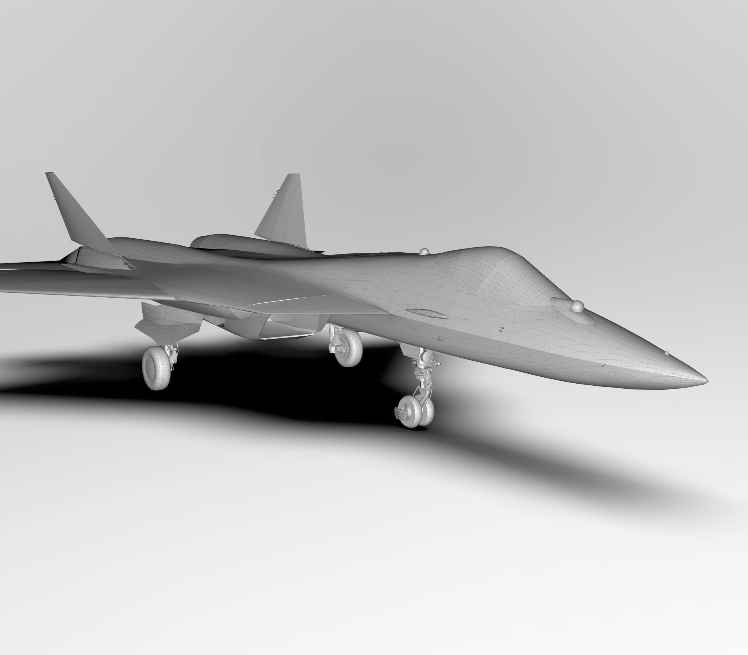 Sukhoi Su-57 Felon Russia 3D Model by DigitalArt3d