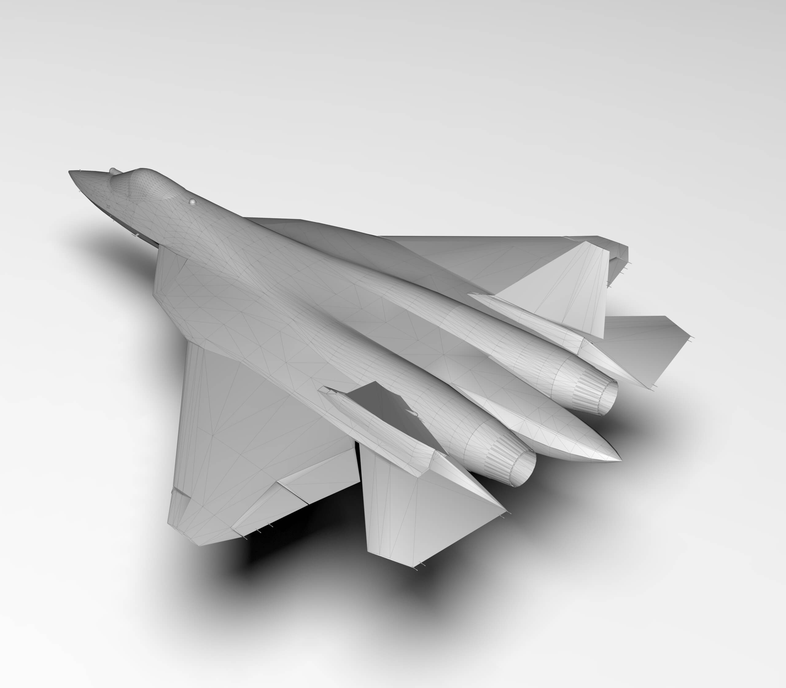 Sukhoi Su-57 Felon Russia 3D Model by DigitalArt3d
