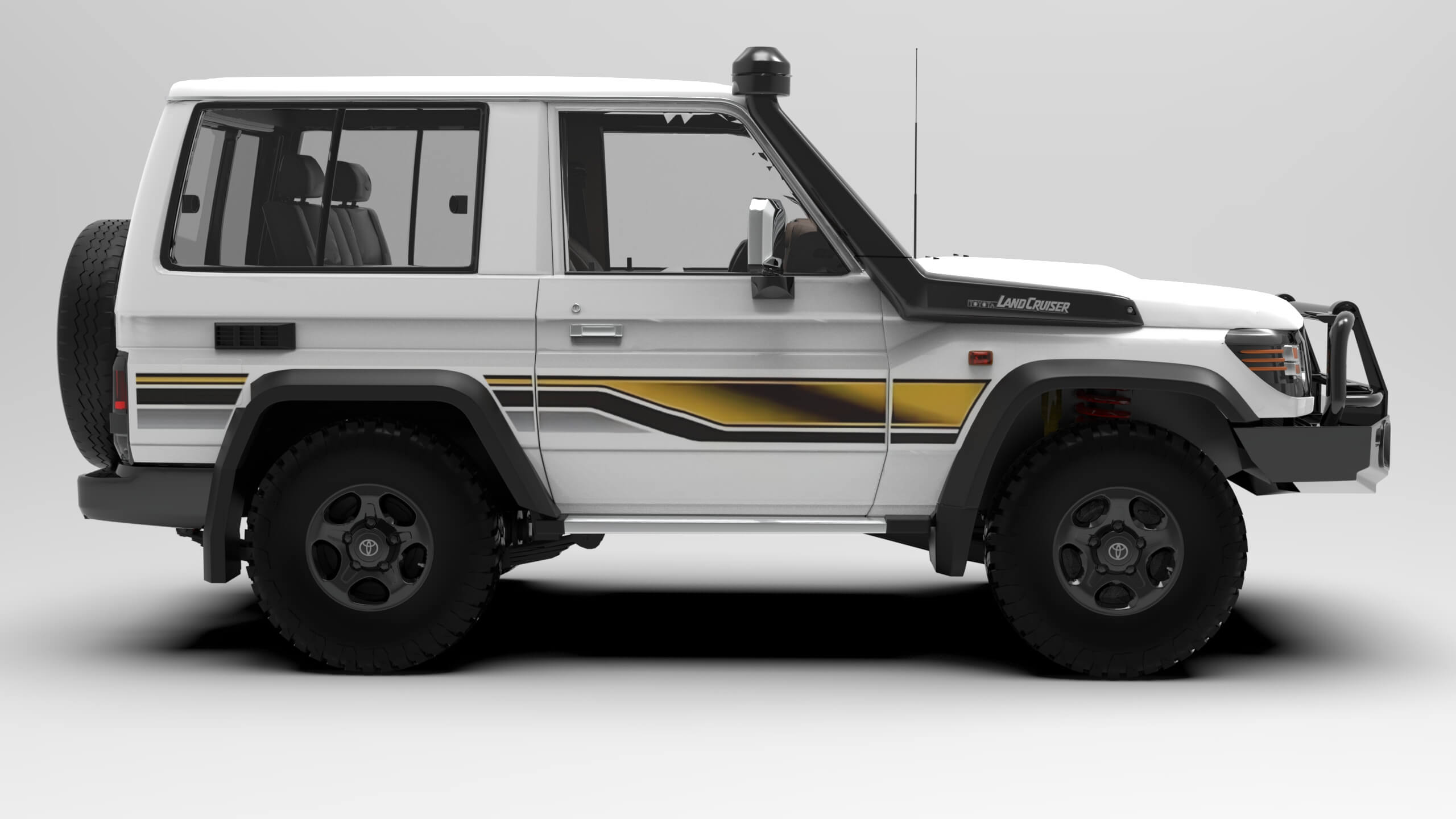 Toyota Land Cruiser J71 3door - 3D Model by DigitalArt3d