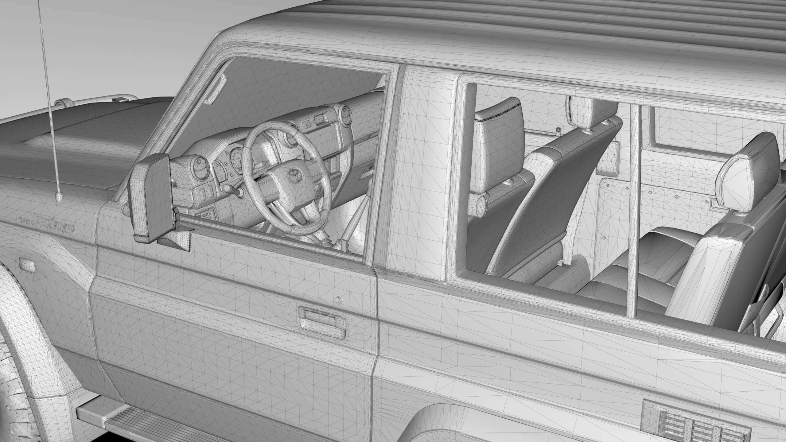 Toyota Land Cruiser J71 3door - 3D Model by DigitalArt3d