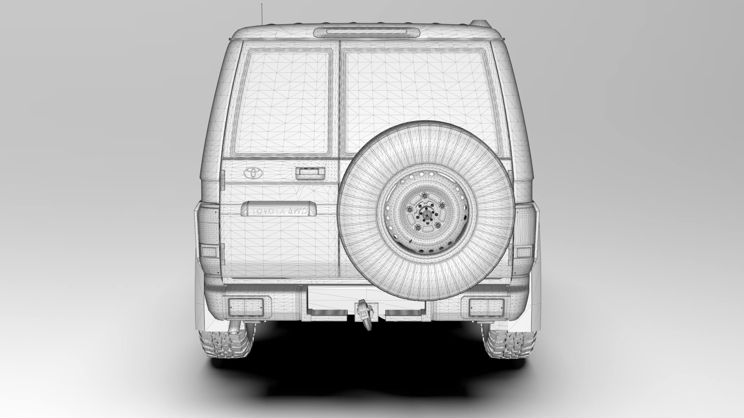 Toyota Land Cruiser J71 3door - 3D Model by DigitalArt3d