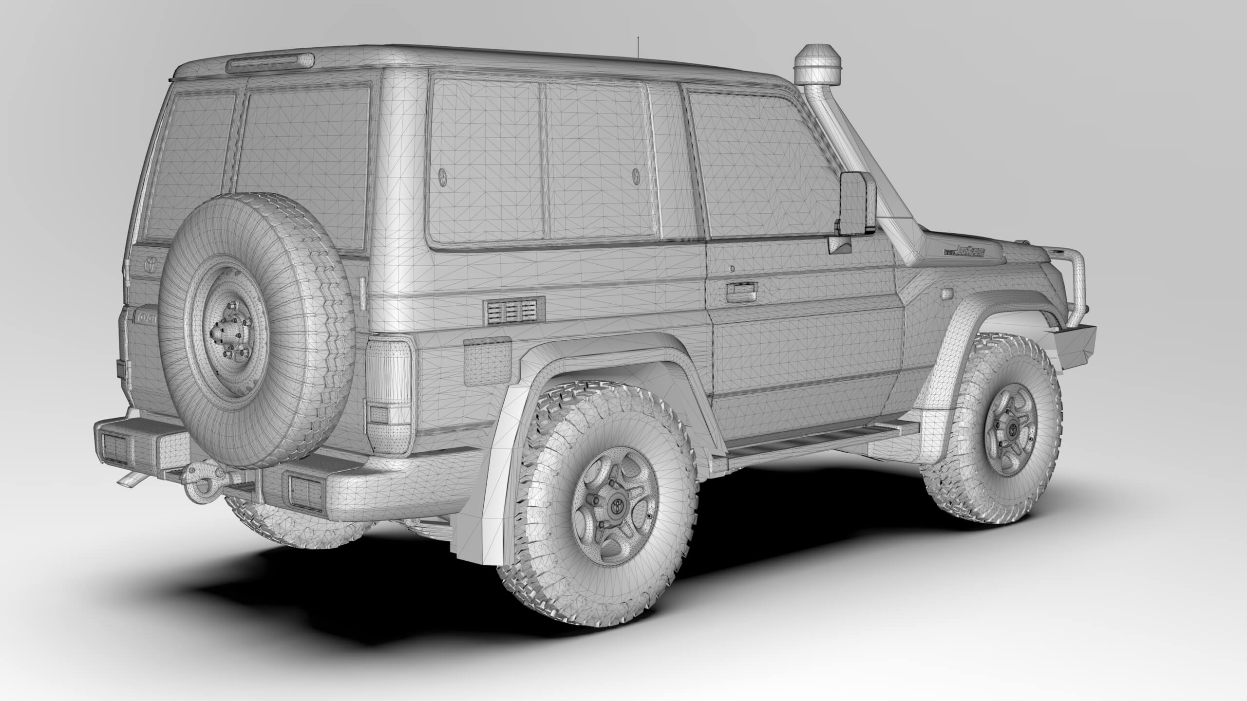 Toyota Land Cruiser J71 3door - 3D Model by DigitalArt3d
