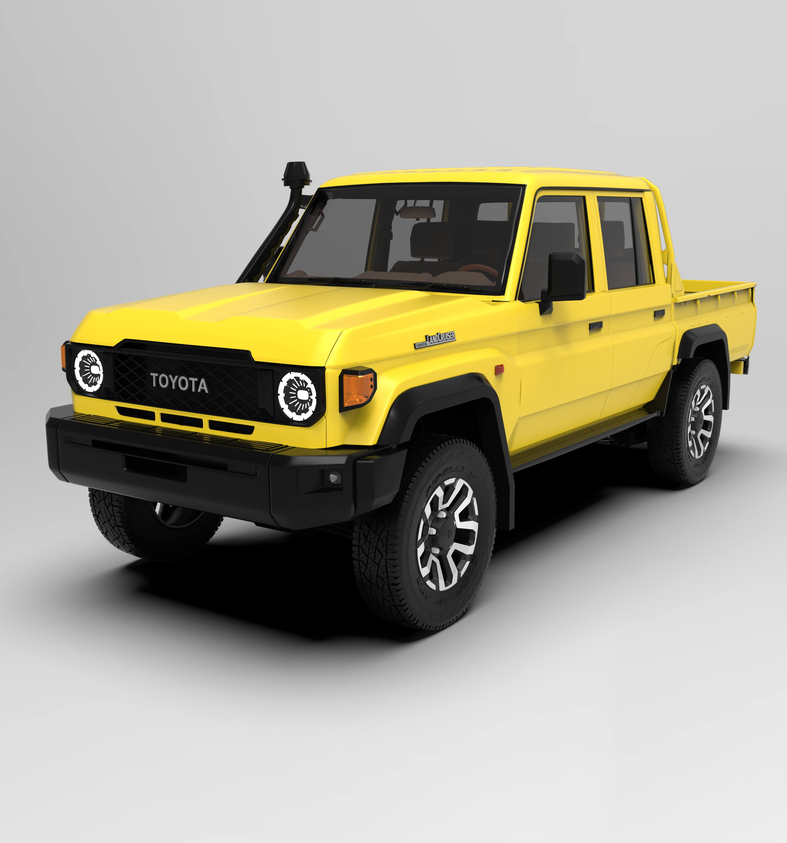 Toyota Land Cruiser J79 Double Cab 2024 - 3D Model by DigitalArt3d