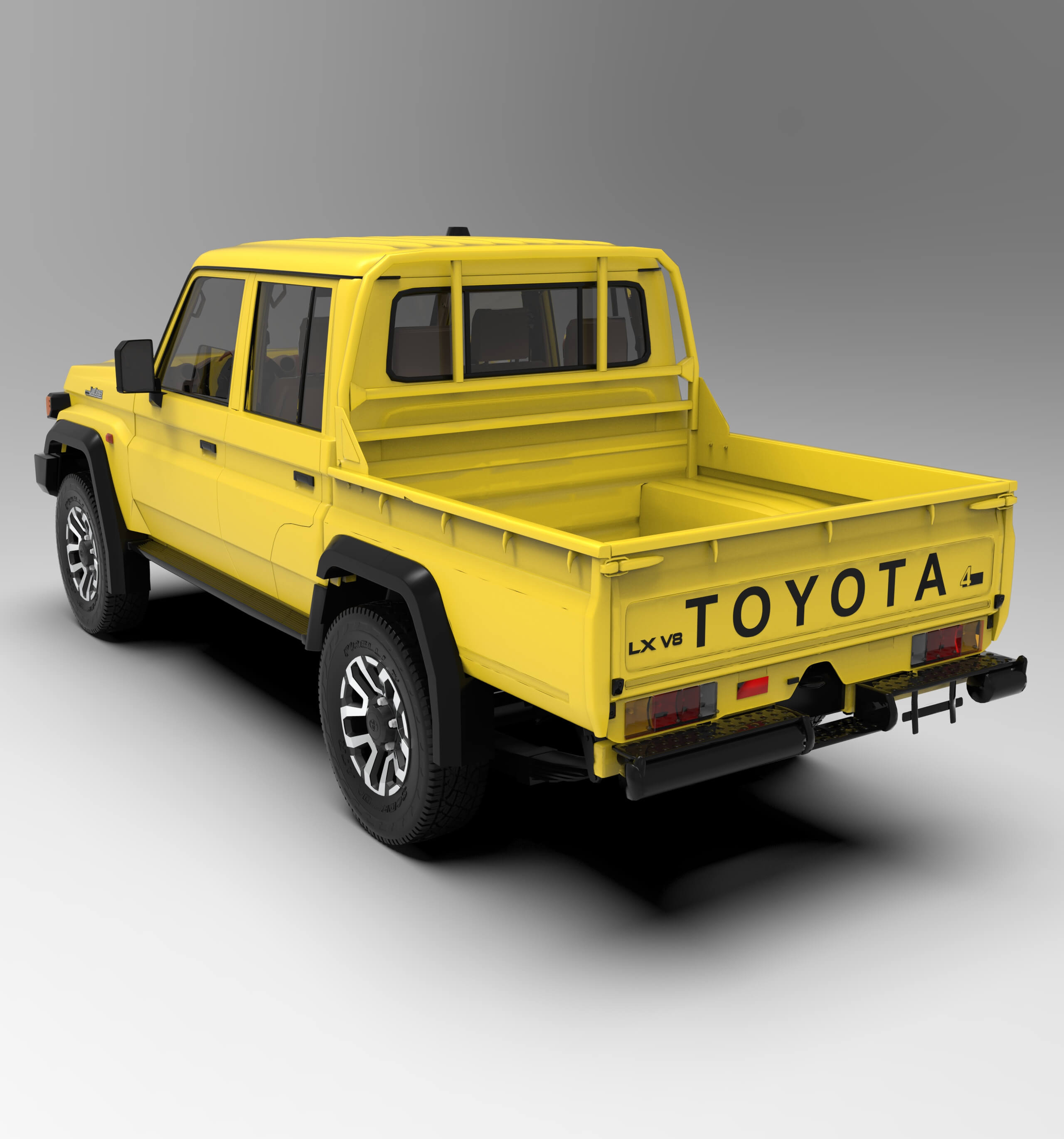 Toyota Land Cruiser J79 Double Cab 2024 - 3D Model by DigitalArt3d