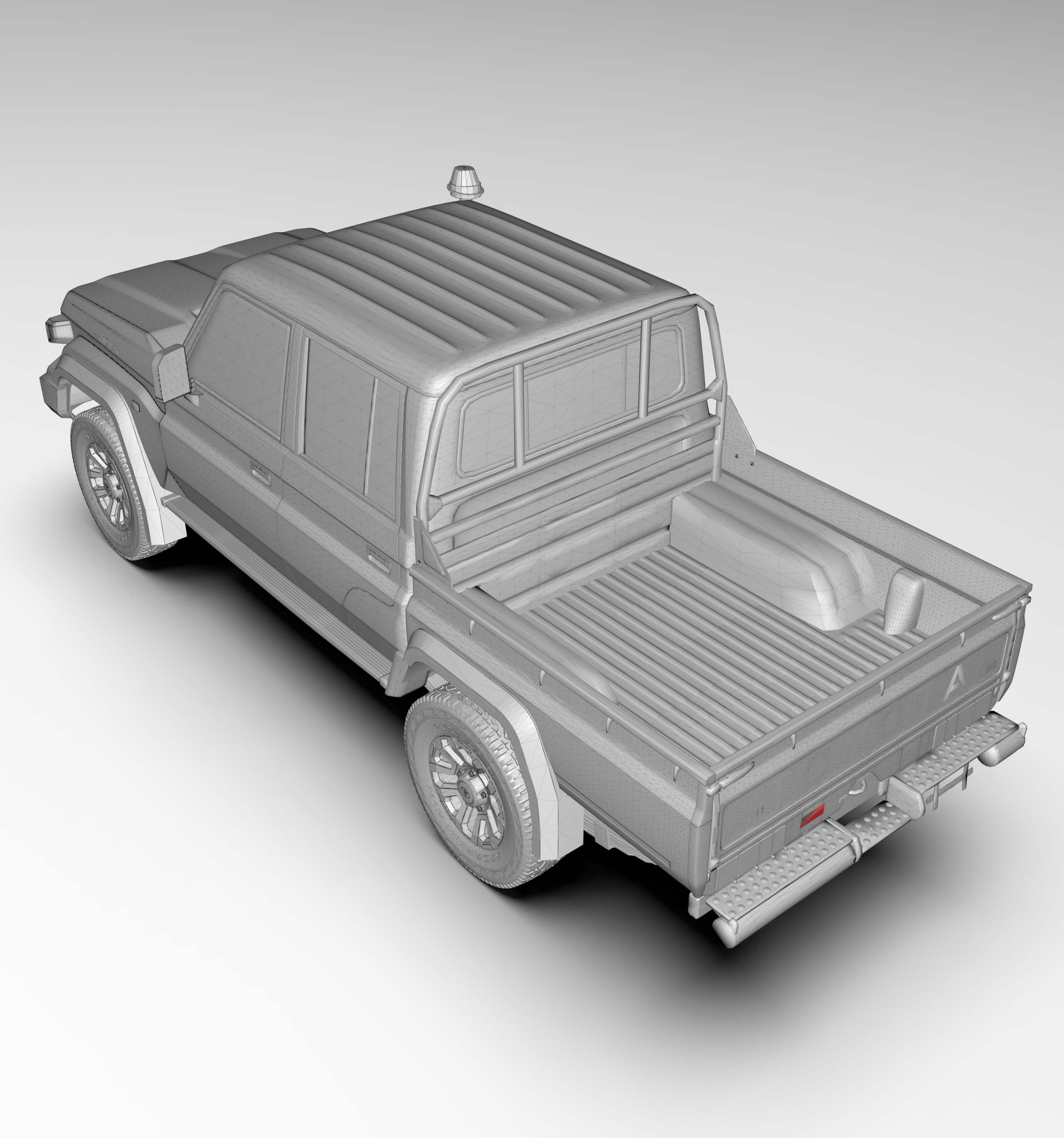 Toyota Land Cruiser J79 Double Cab 2024 - 3D Model by DigitalArt3d