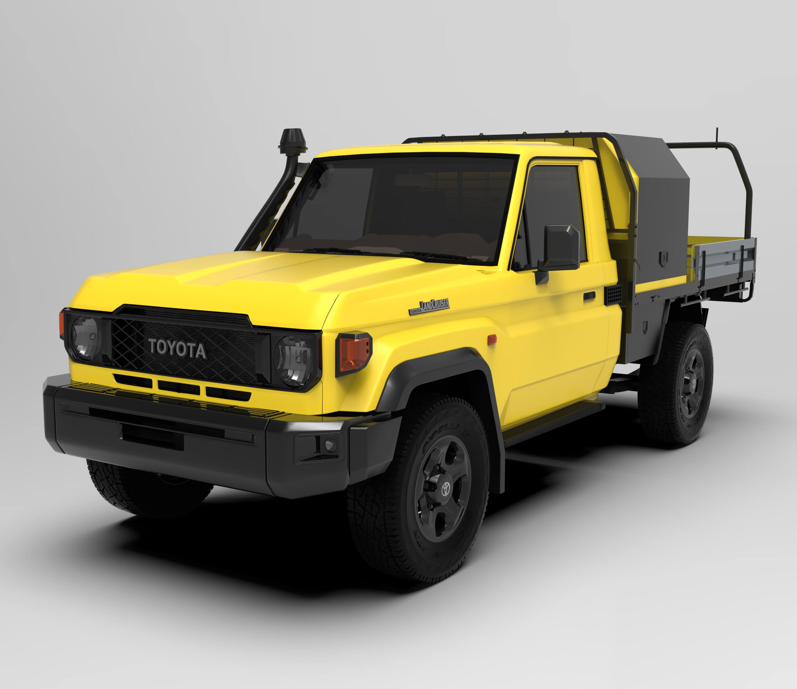 Toyota Land Cruiser J79 Single Cab 2024 - 3D Model by DigitalArt3d