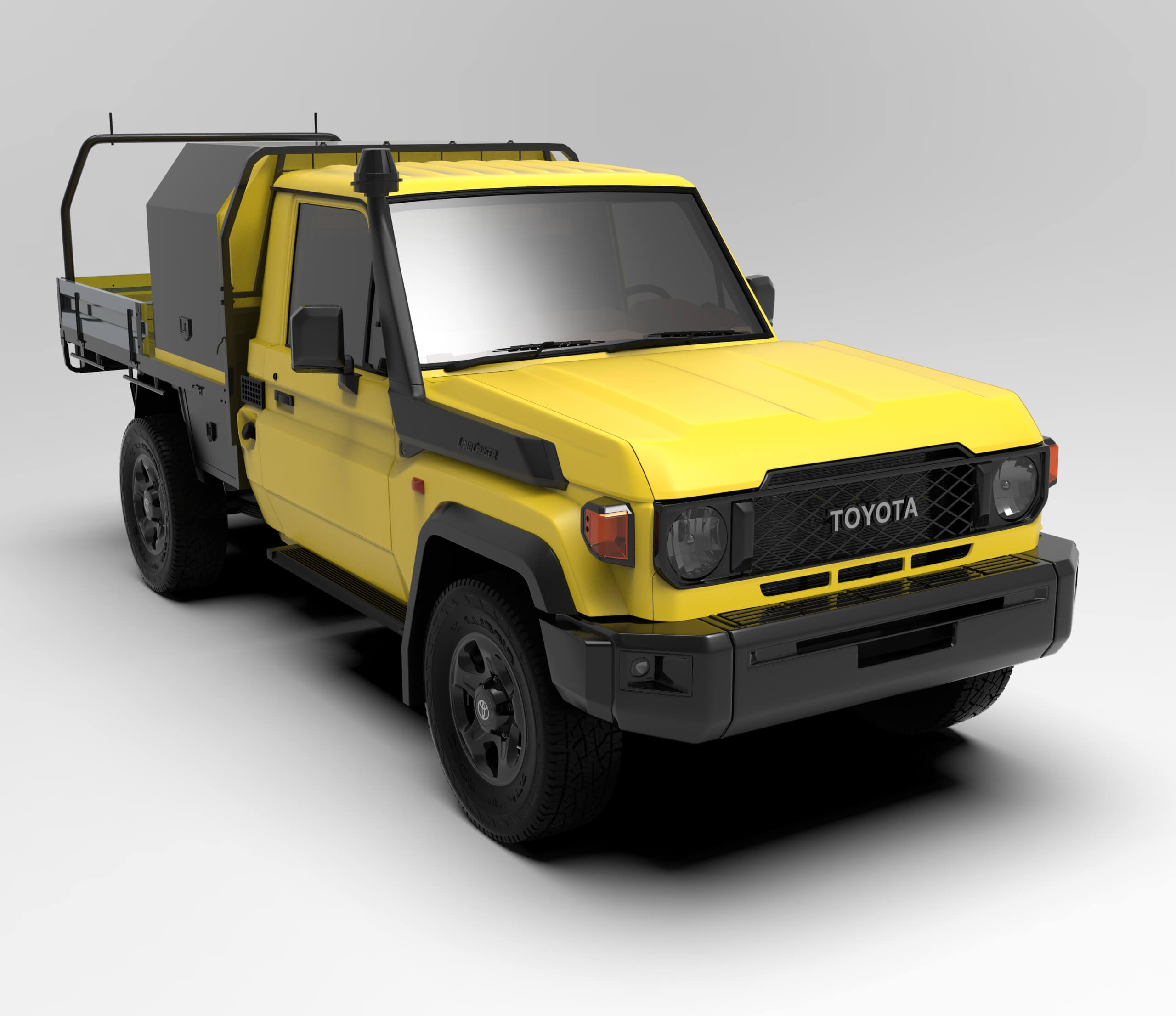 Toyota Land Cruiser J79 Single Cab 2024 - 3D Model by DigitalArt3d
