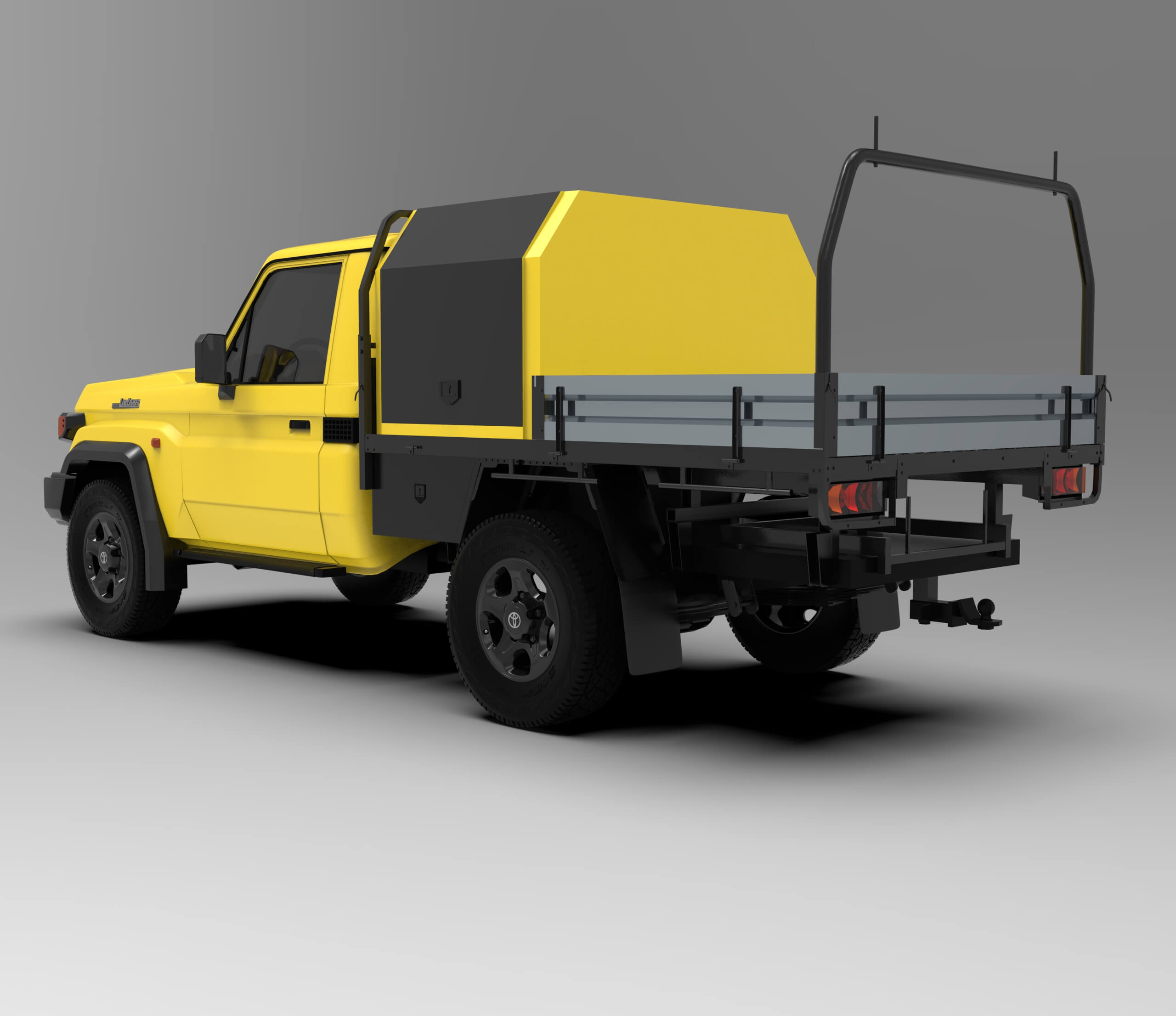 Toyota Land Cruiser J79 Single Cab 2024 - 3D Model by DigitalArt3d