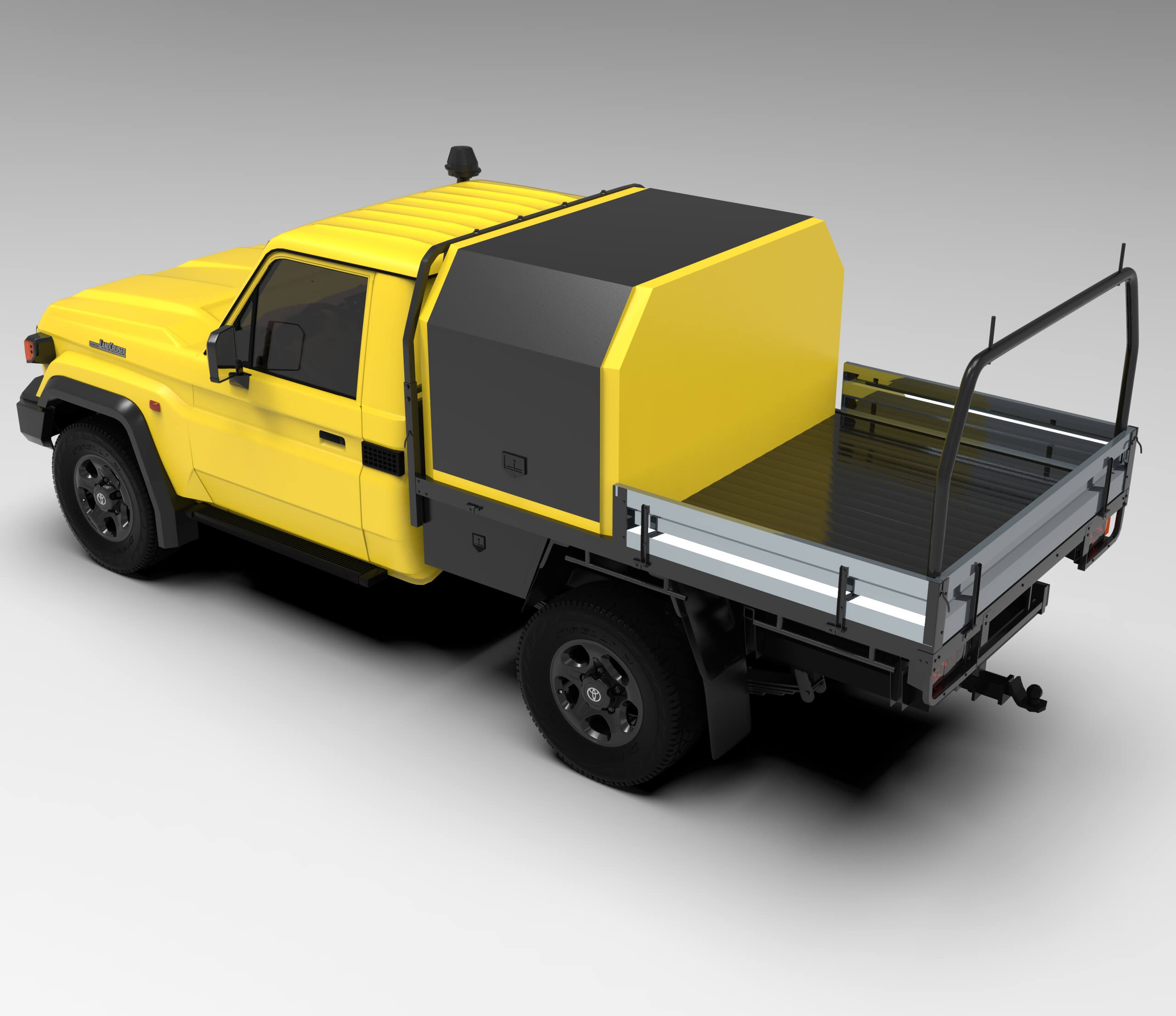 Toyota Land Cruiser J79 Single Cab 2024 - 3D Model by DigitalArt3d