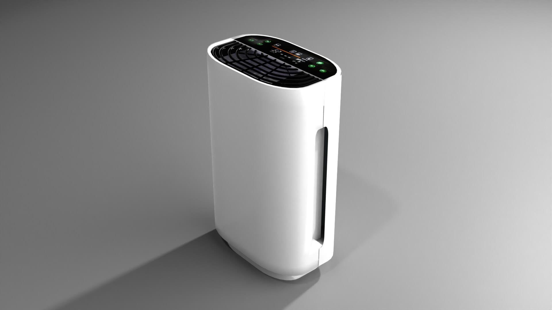 Air Purifier Pro - 3D Model by dikatama