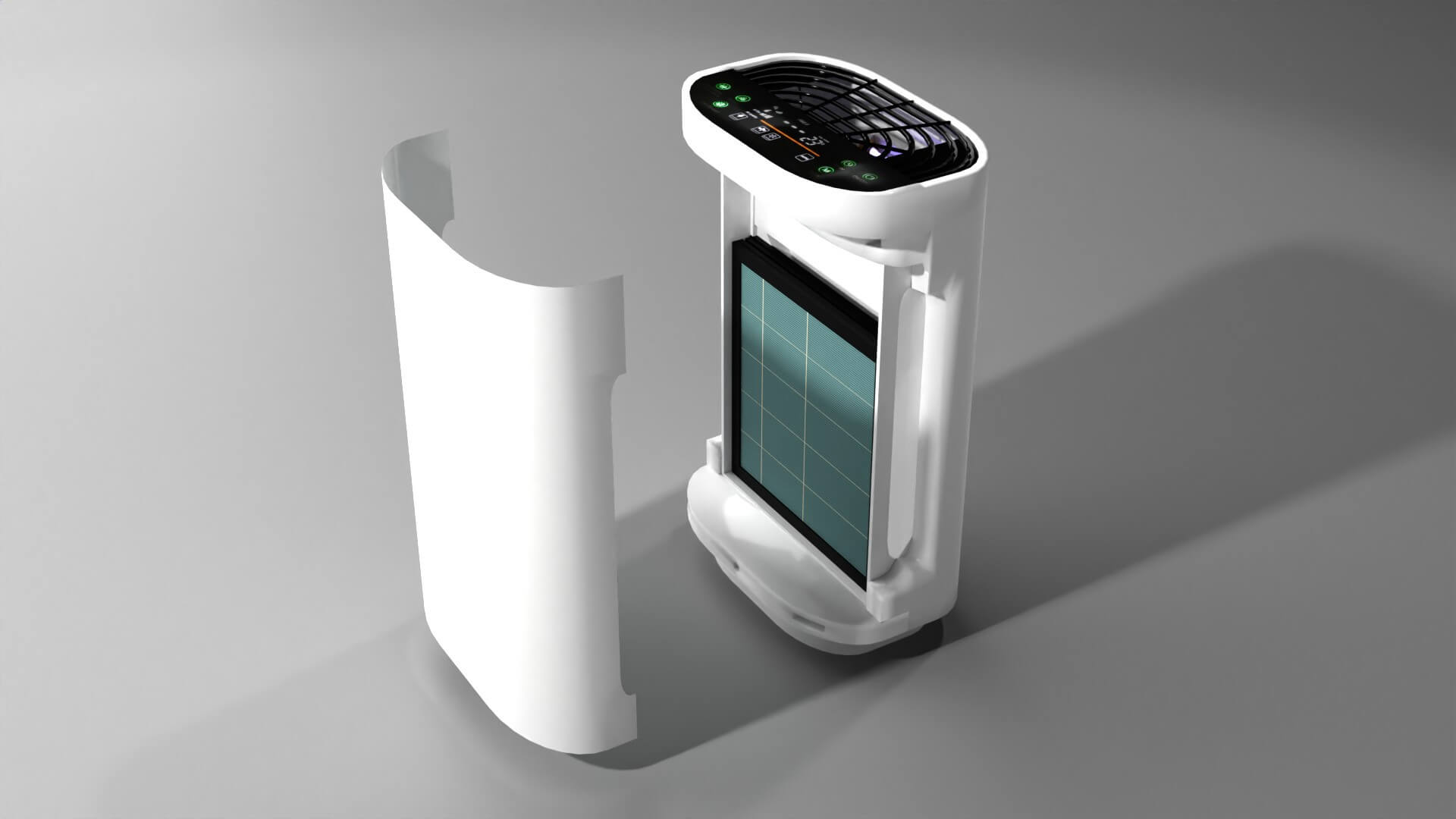 Air Purifier Pro - 3D Model by dikatama