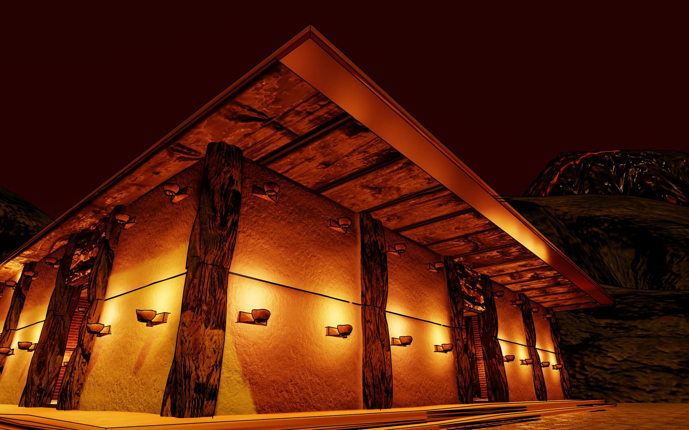 Dungeon Palace - 3D Model by DILAROX